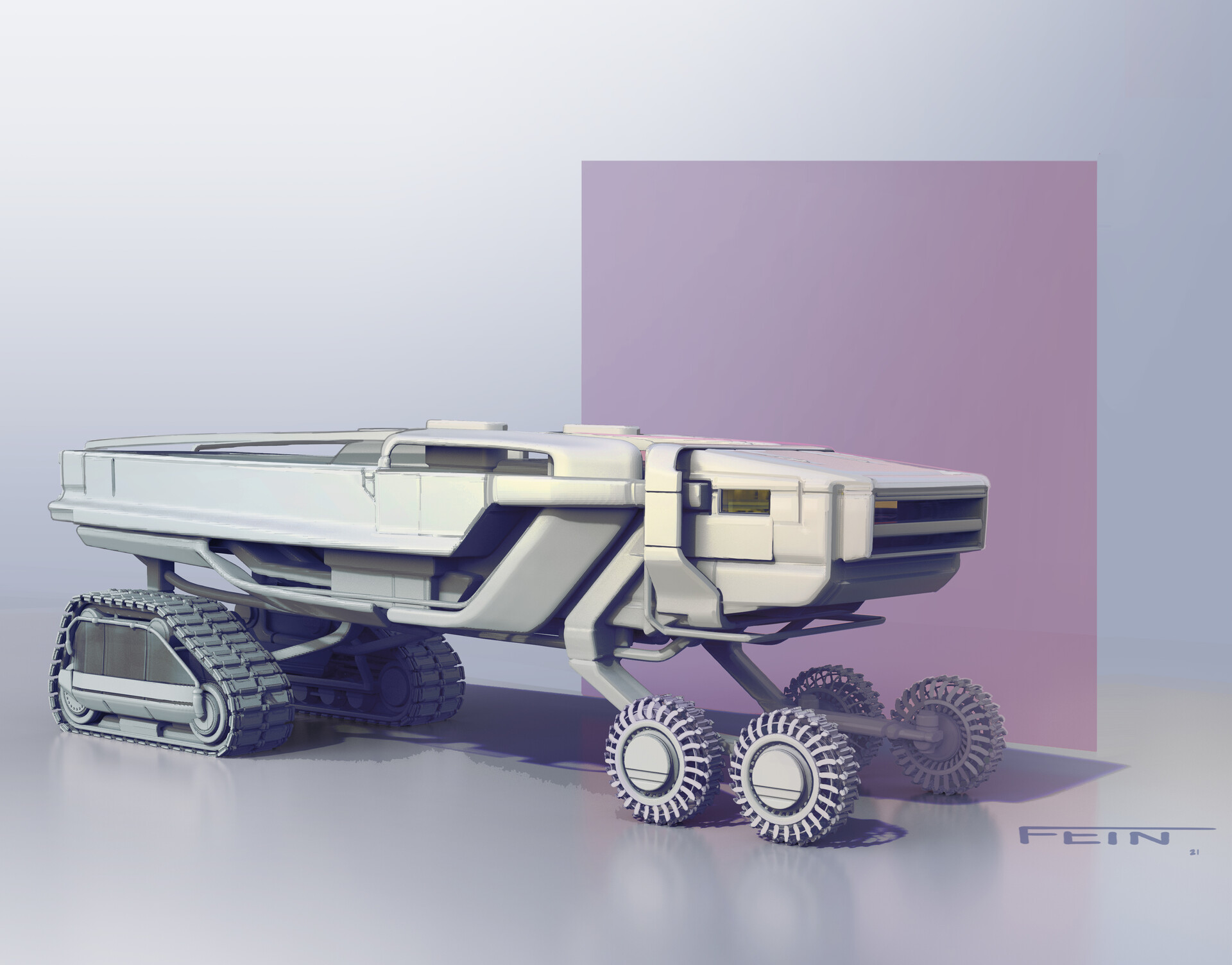 ArtStation - Massive sci-fi vehicle