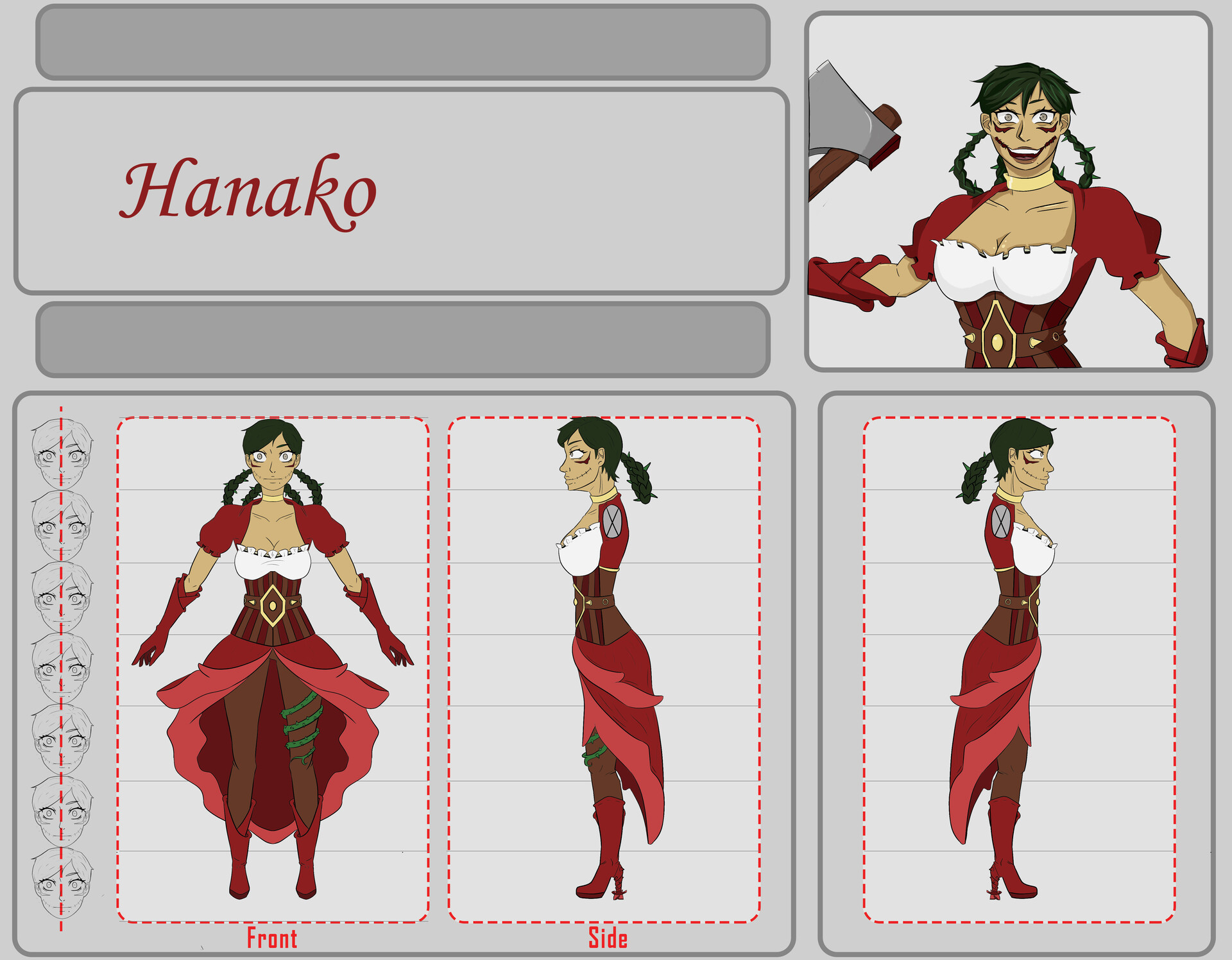 ArtStation - Character Design: Hanako