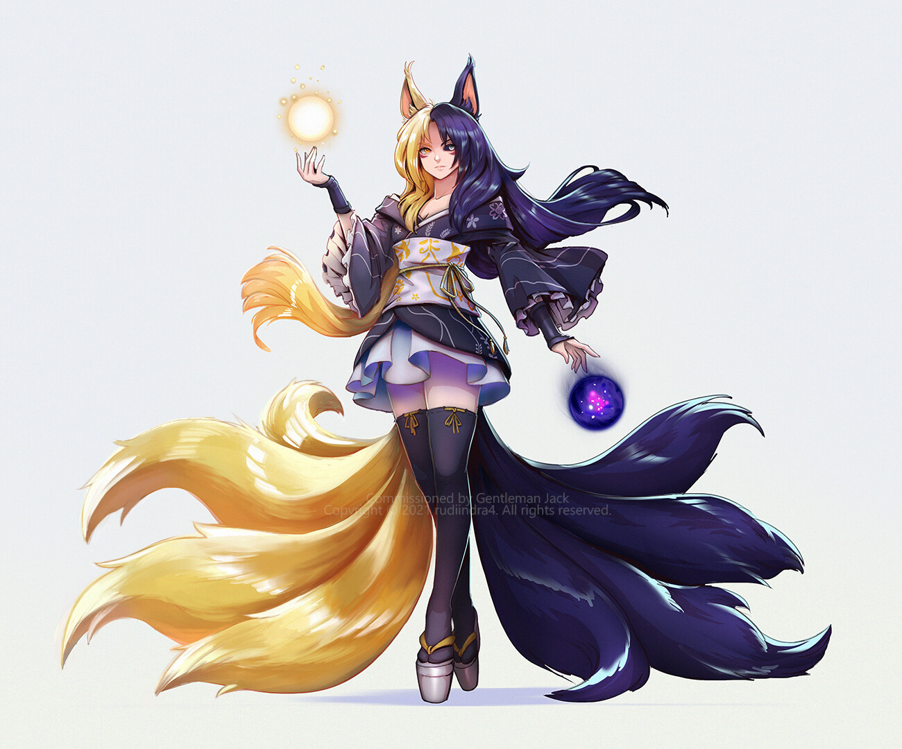 Rudi Indra A - D&D - Emi Kinren the Kitsune princess
