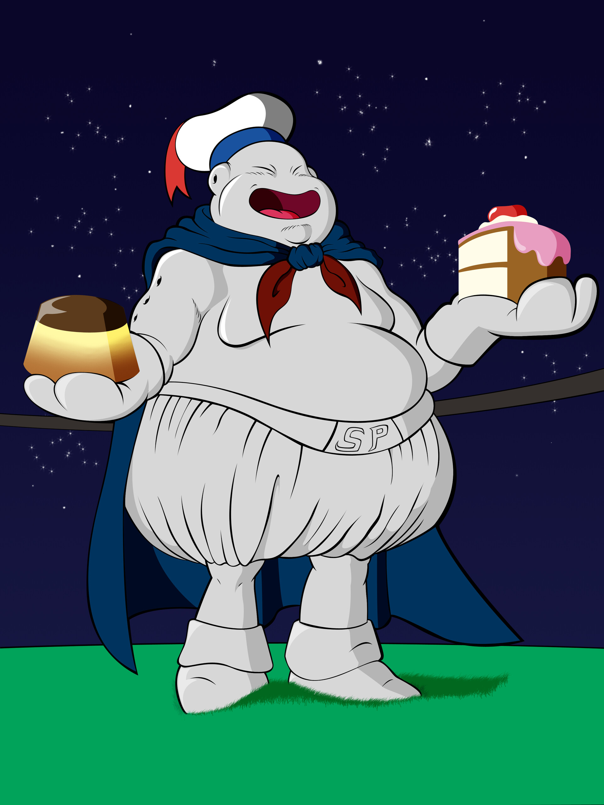 ArtStation - Stay Puft Majin Buu