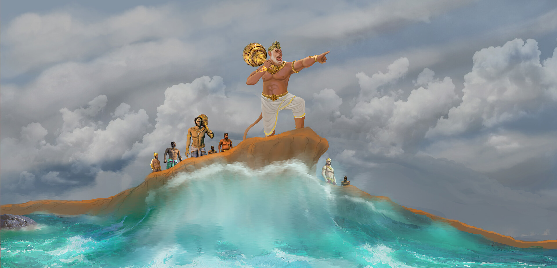 ArtStation - Maharaj Sugriv Direction to Team