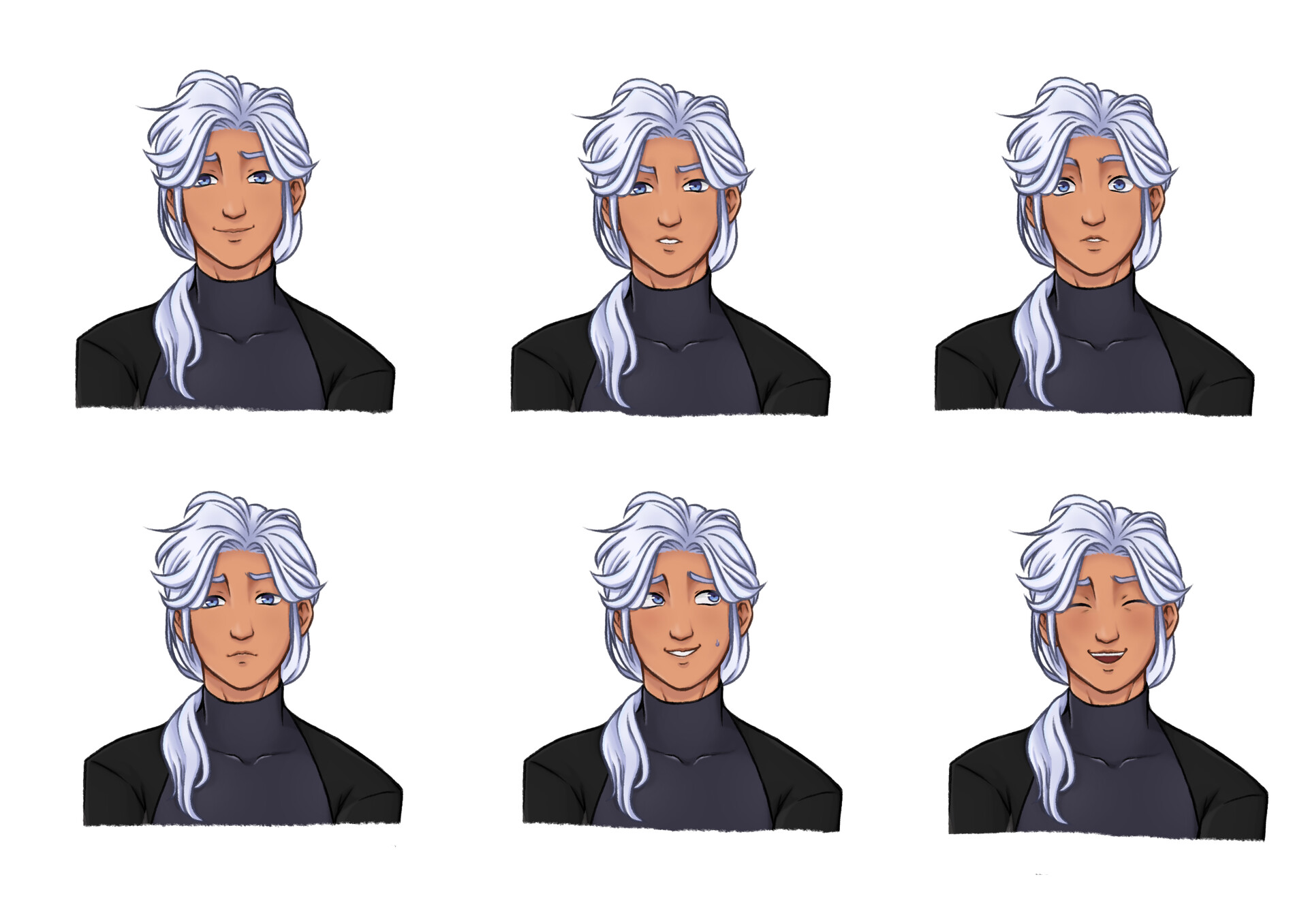 ArtStation - Concept - Caspian Expression Sheet