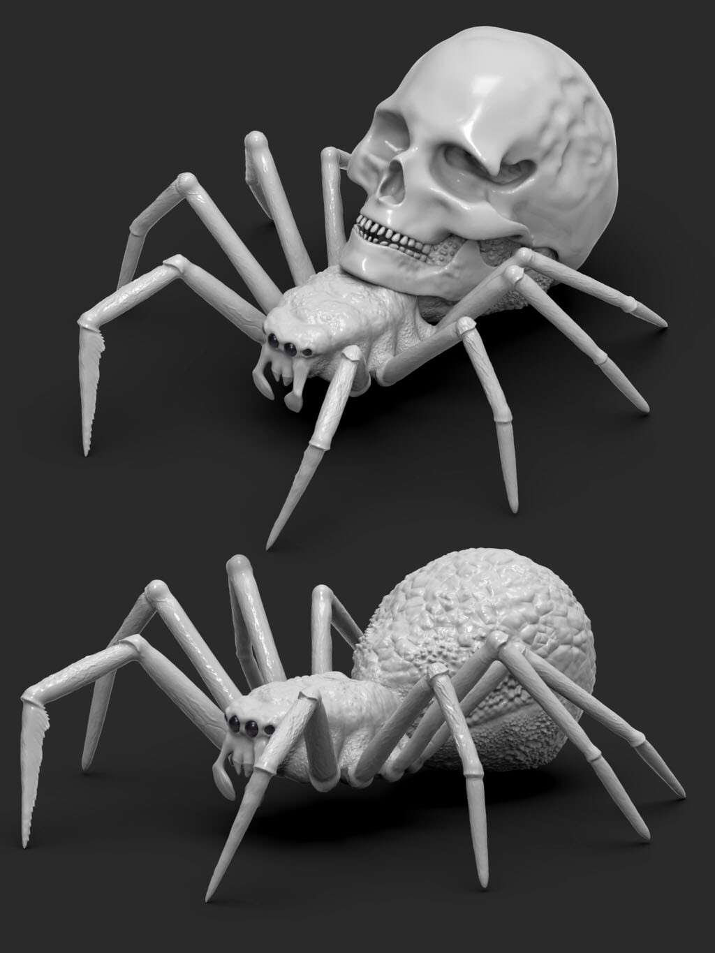 ArtStation - Skull Spider