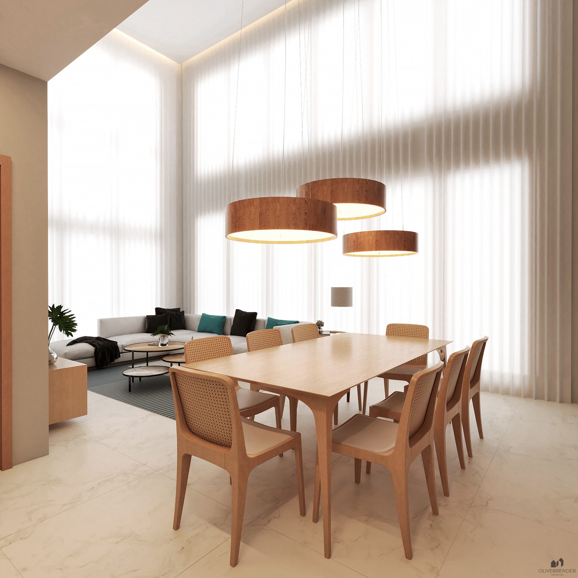 OLIVER RENDER - STUDIO 3D - CGI - LIVING
