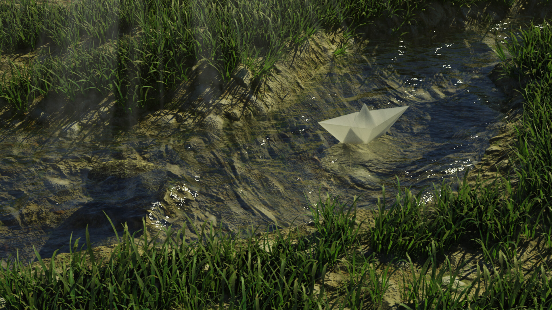 ArtStation - Small river