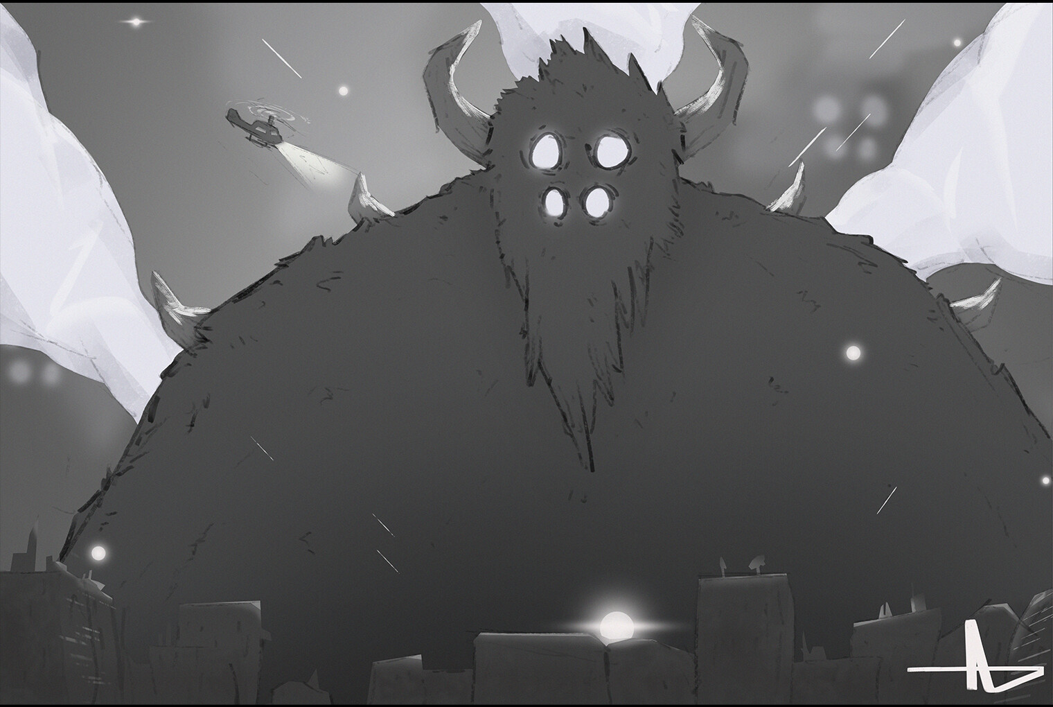 ArtStation - Monster invasion