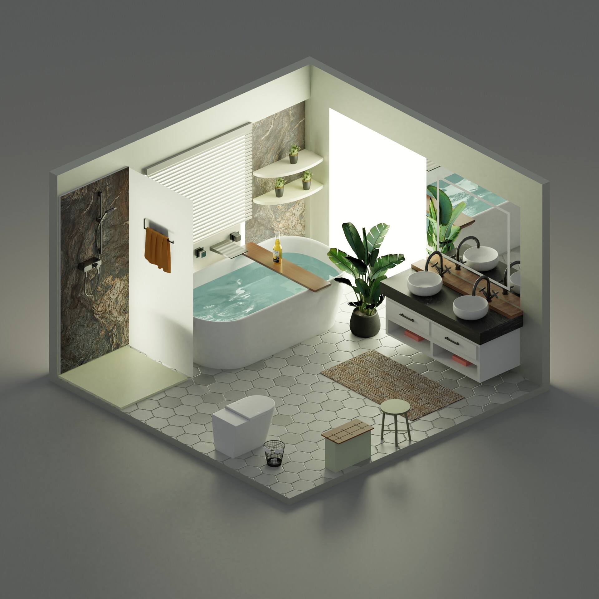 ArtStation - Bathroom