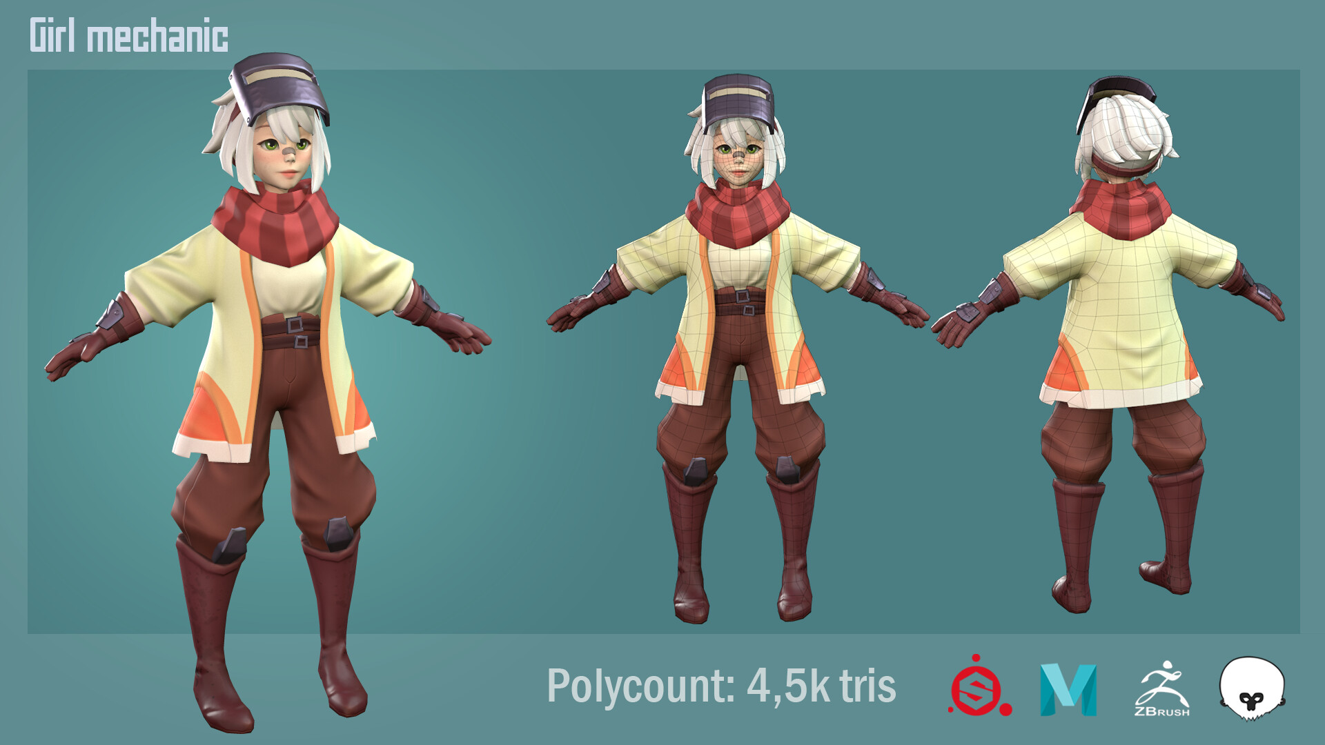 ArtStation - Girl Mechanic