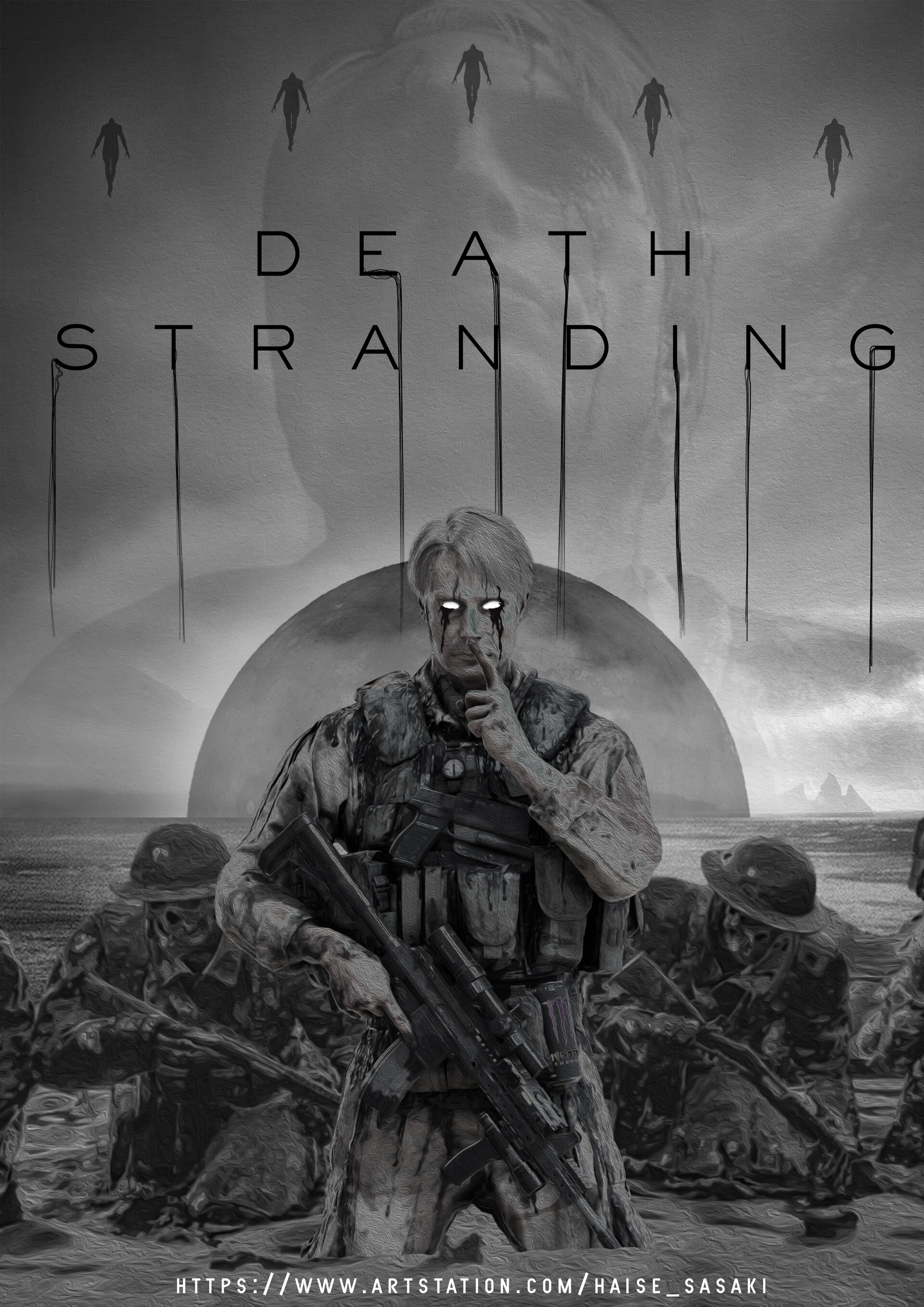 ArtStation - Death Stranding poster photobash