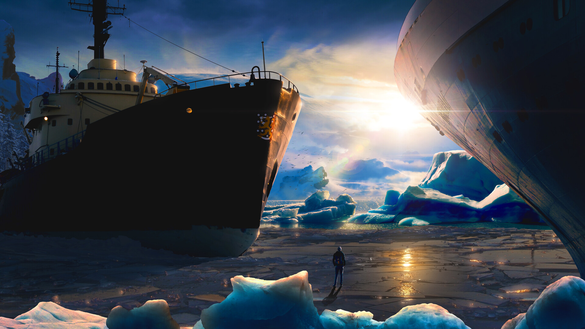 ArtStation - Ship in the ice