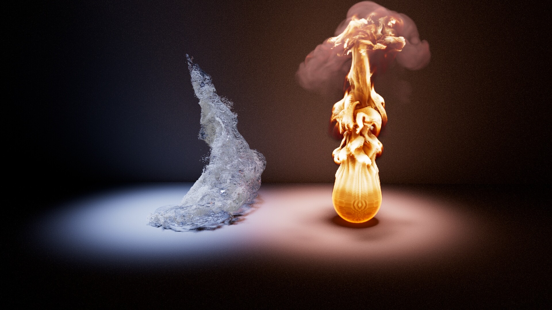 ArtStation - bifrost simulation / water /fire