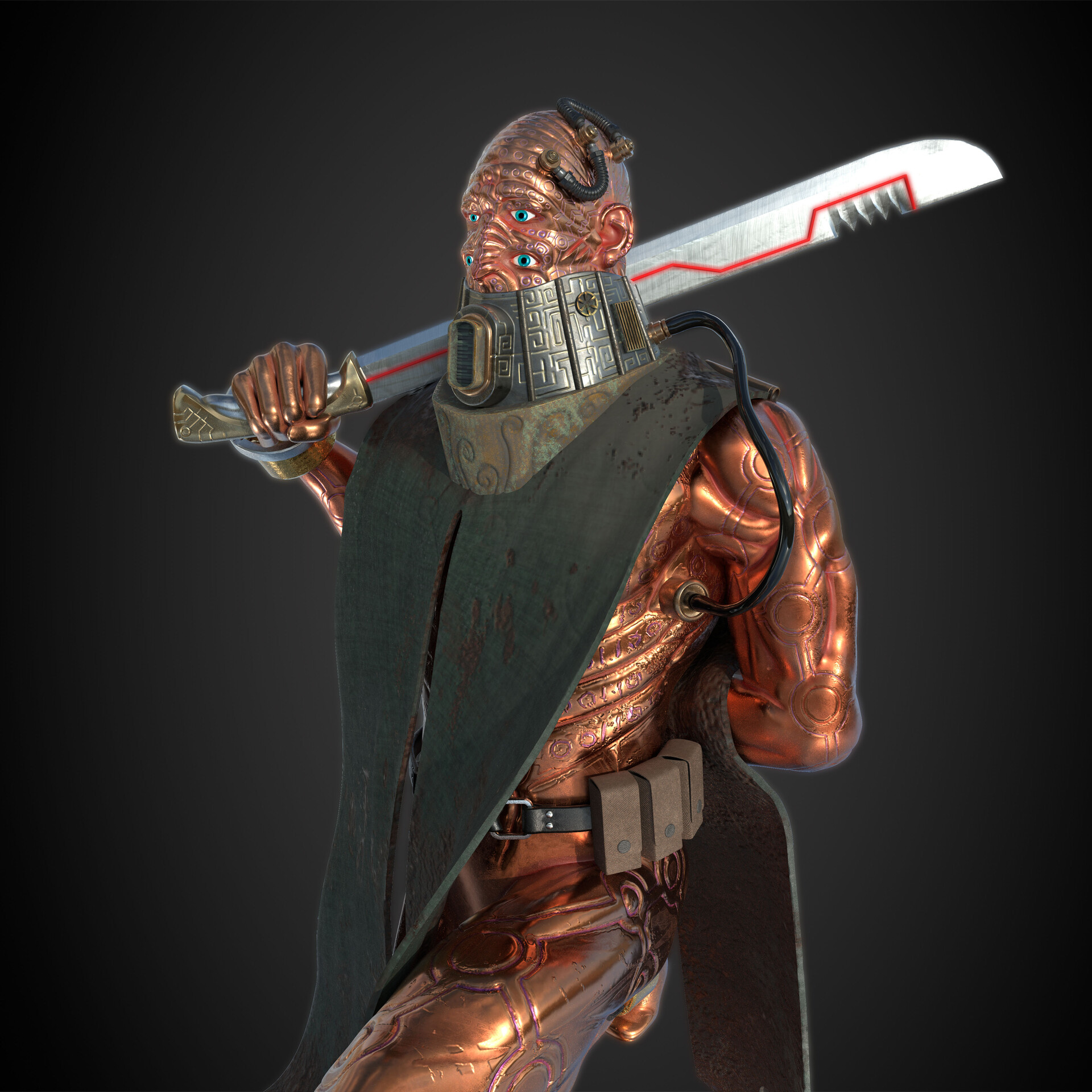 ArtStation - Alietron: the Copper Man