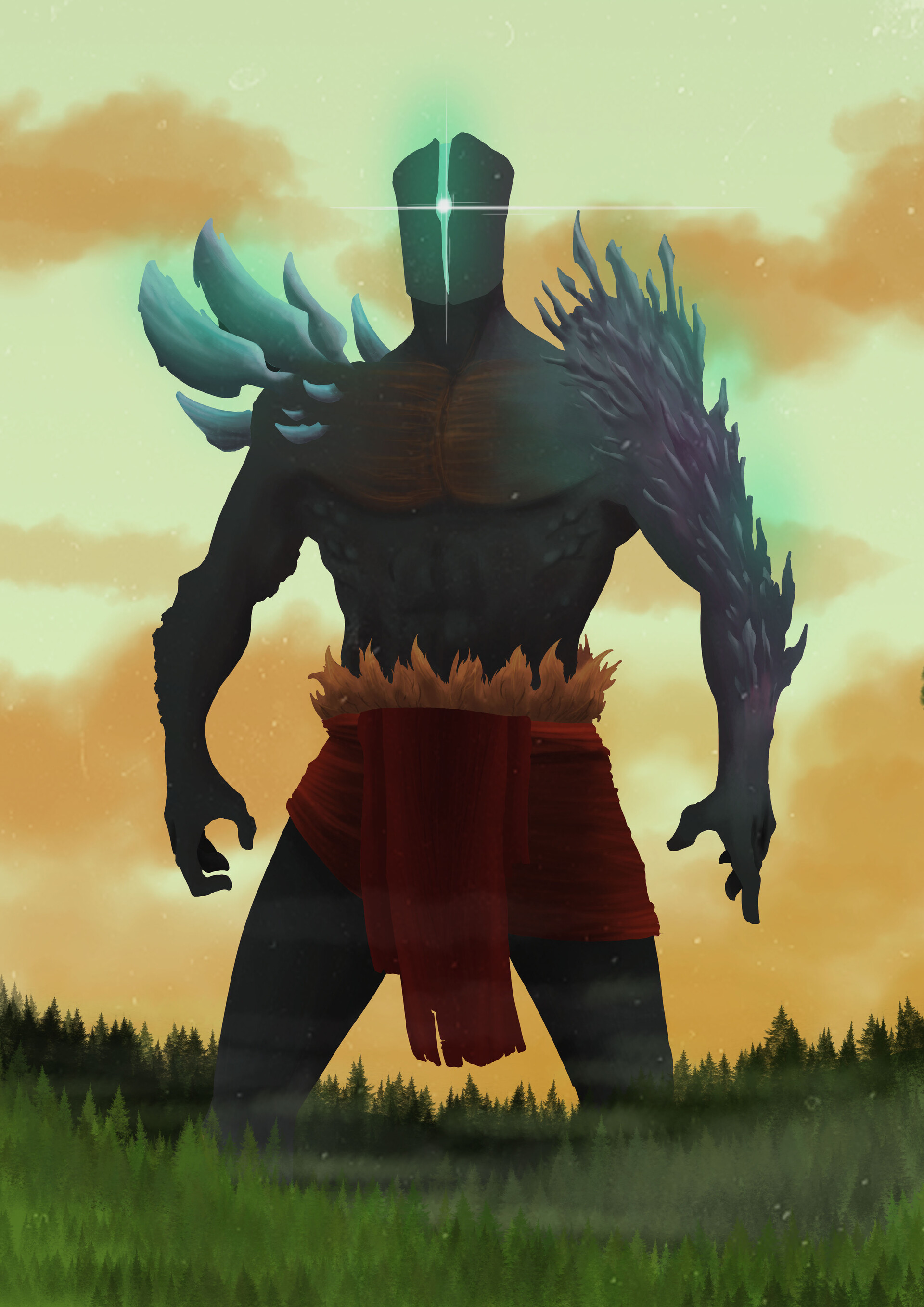 ArtStation - Mythologic Mountain Creature