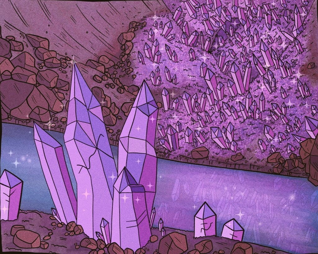 ArtStation - Crystal cave