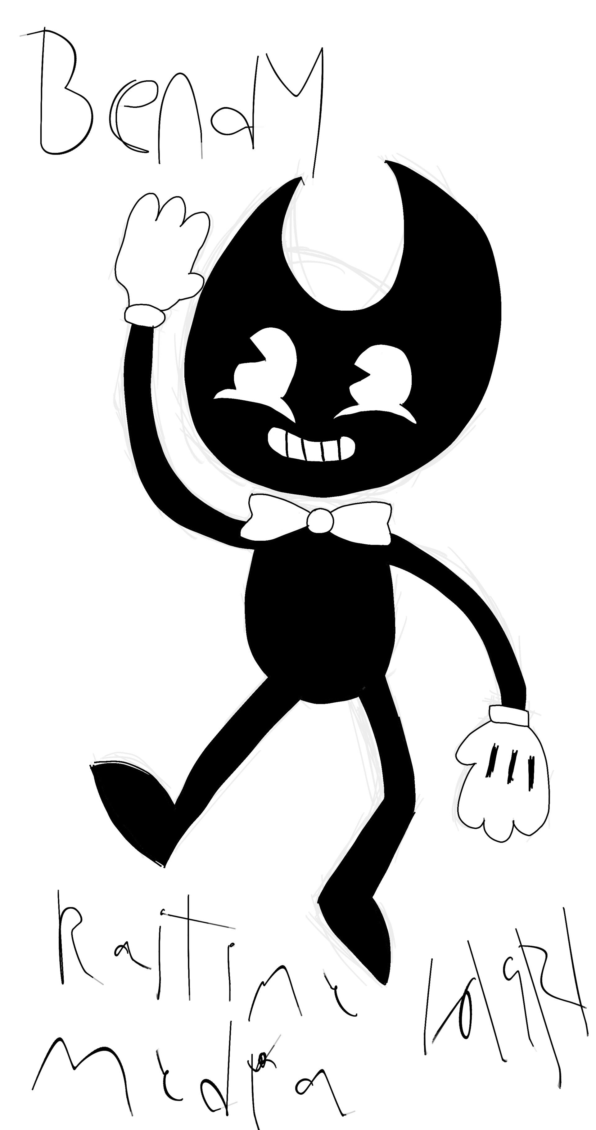 ArtStation - Bendy Drawing (BATIM) (Inktober)