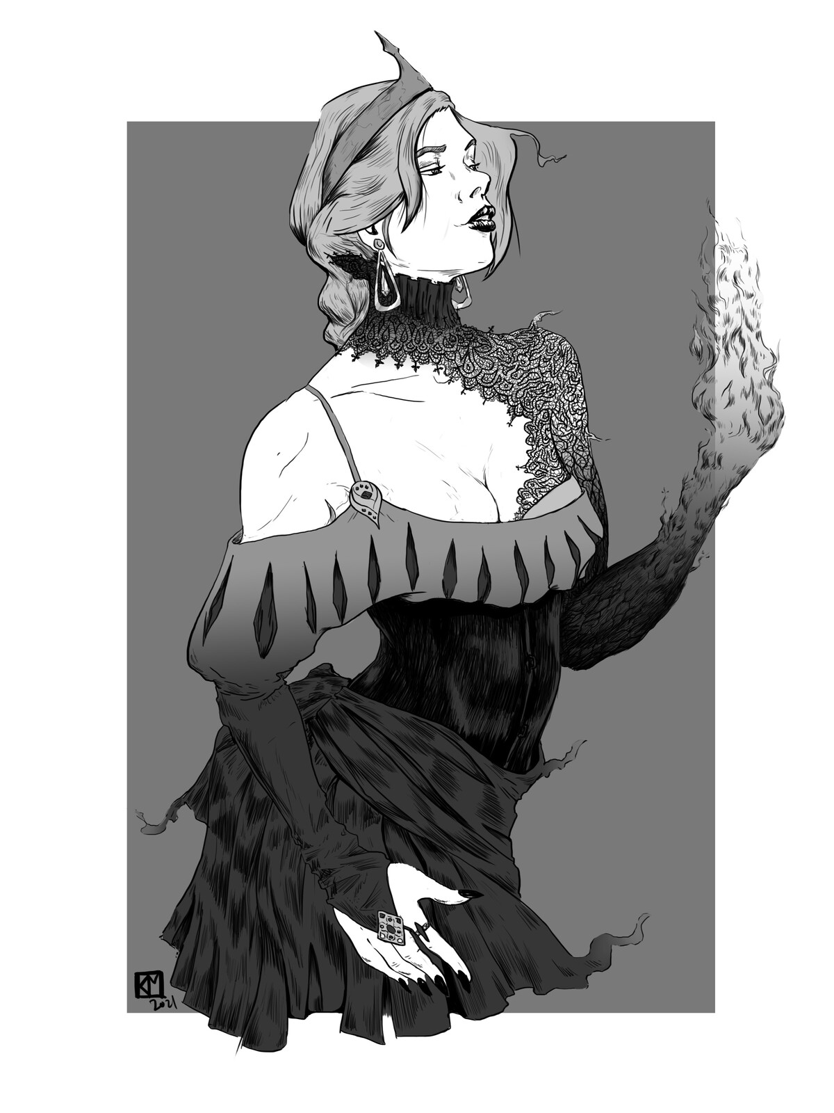 Kevin - October Inks 10 : Ghost Princess