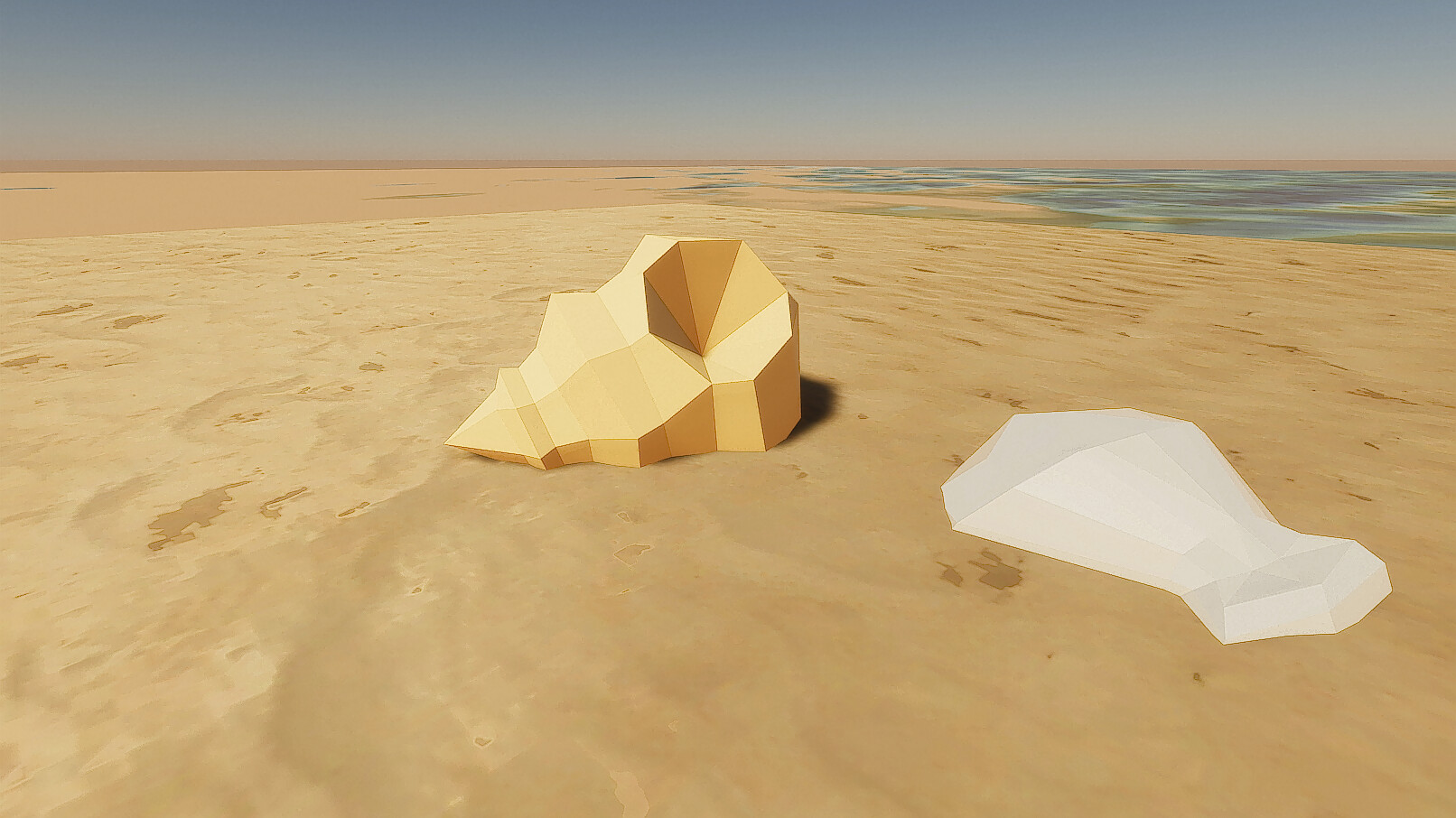 ArtStation - Low Poly Sea props