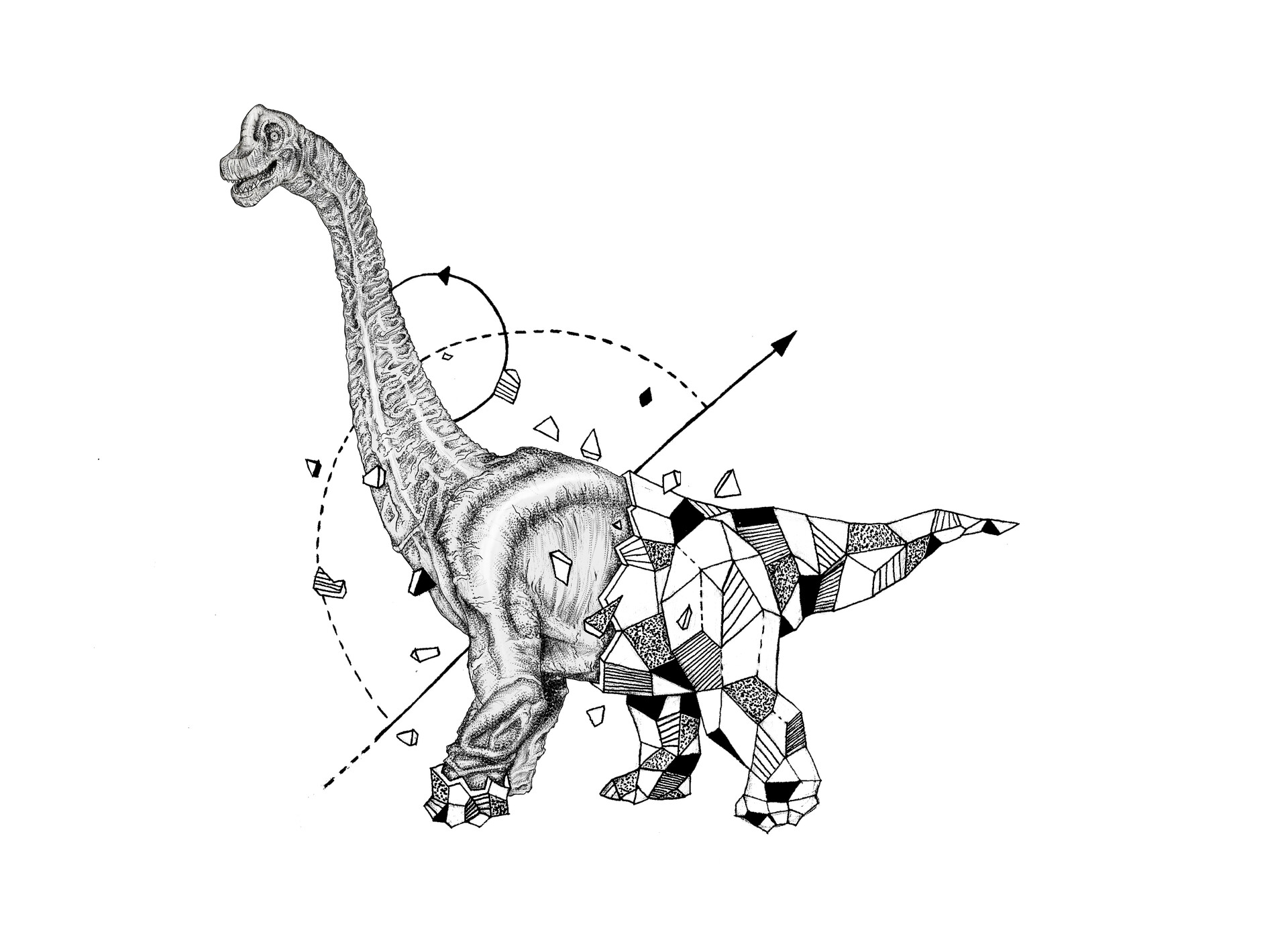 ArtStation - Geometric Dino