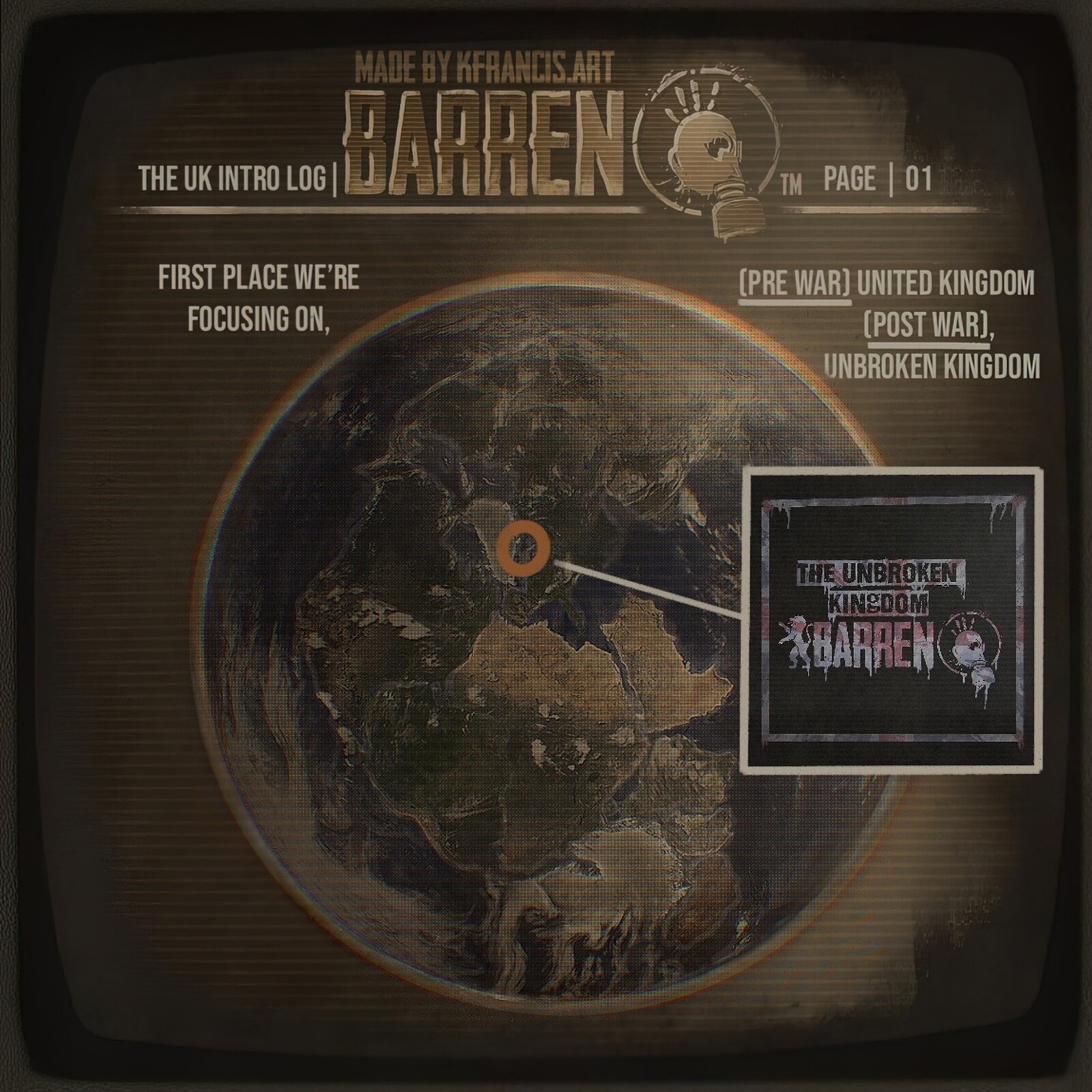 Keegan Francis - The Places of Barren | The Unbroken Kingdom