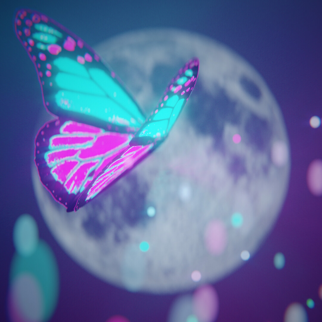 ArtStation - Moon Butterfly