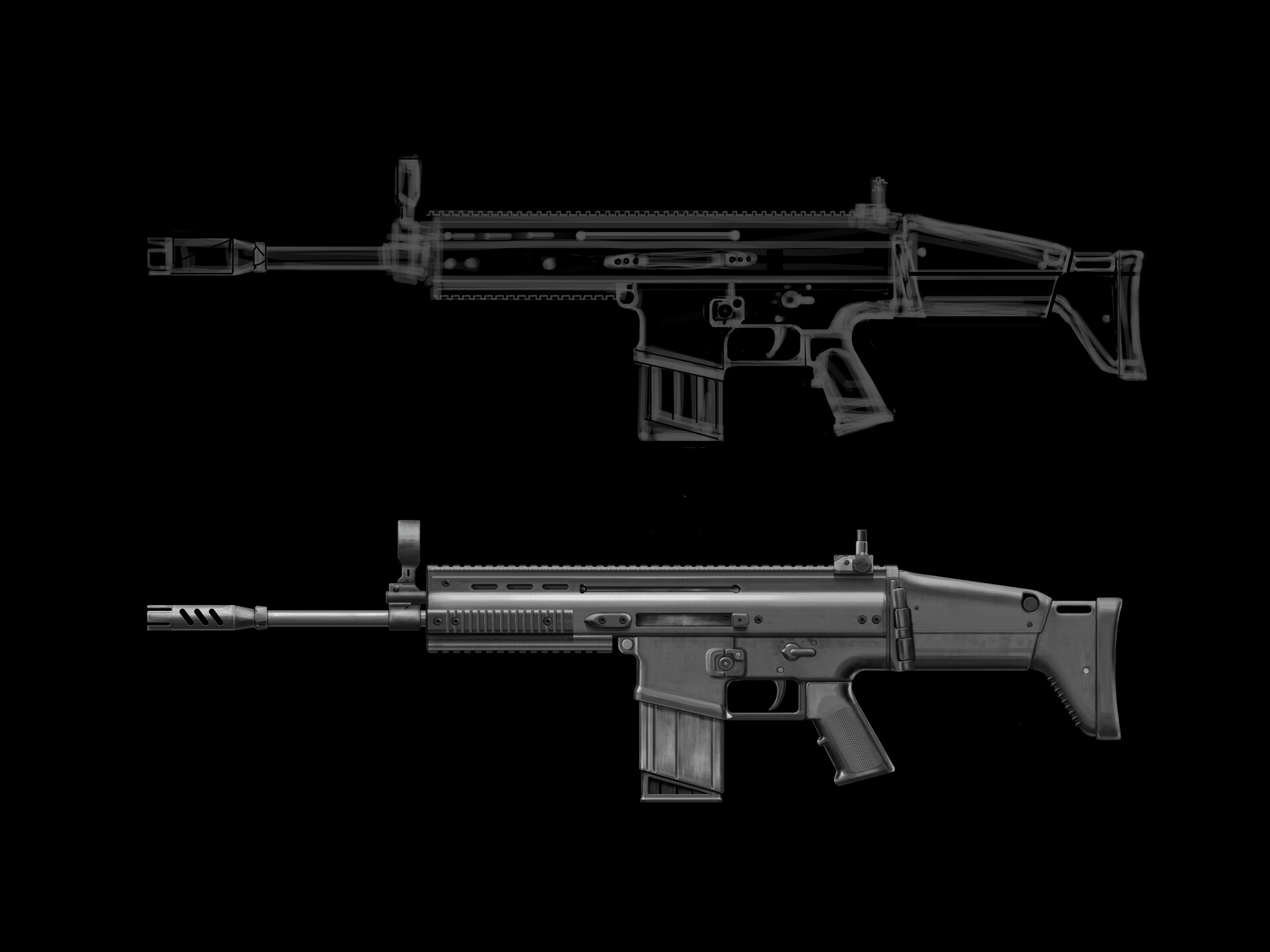 ArtStation - warm up of weapon design