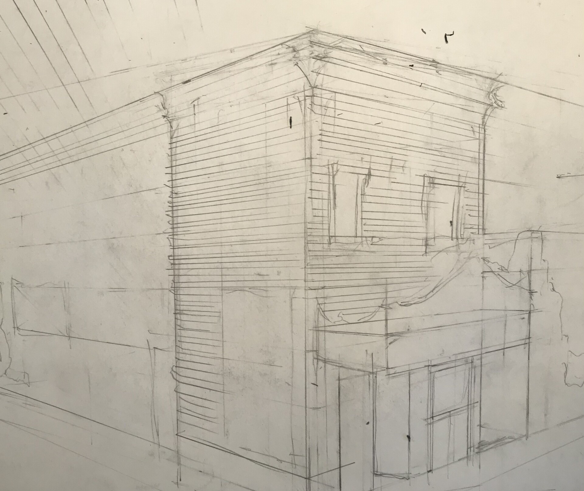 ArtStation - architecture/drafting/perspective experiments