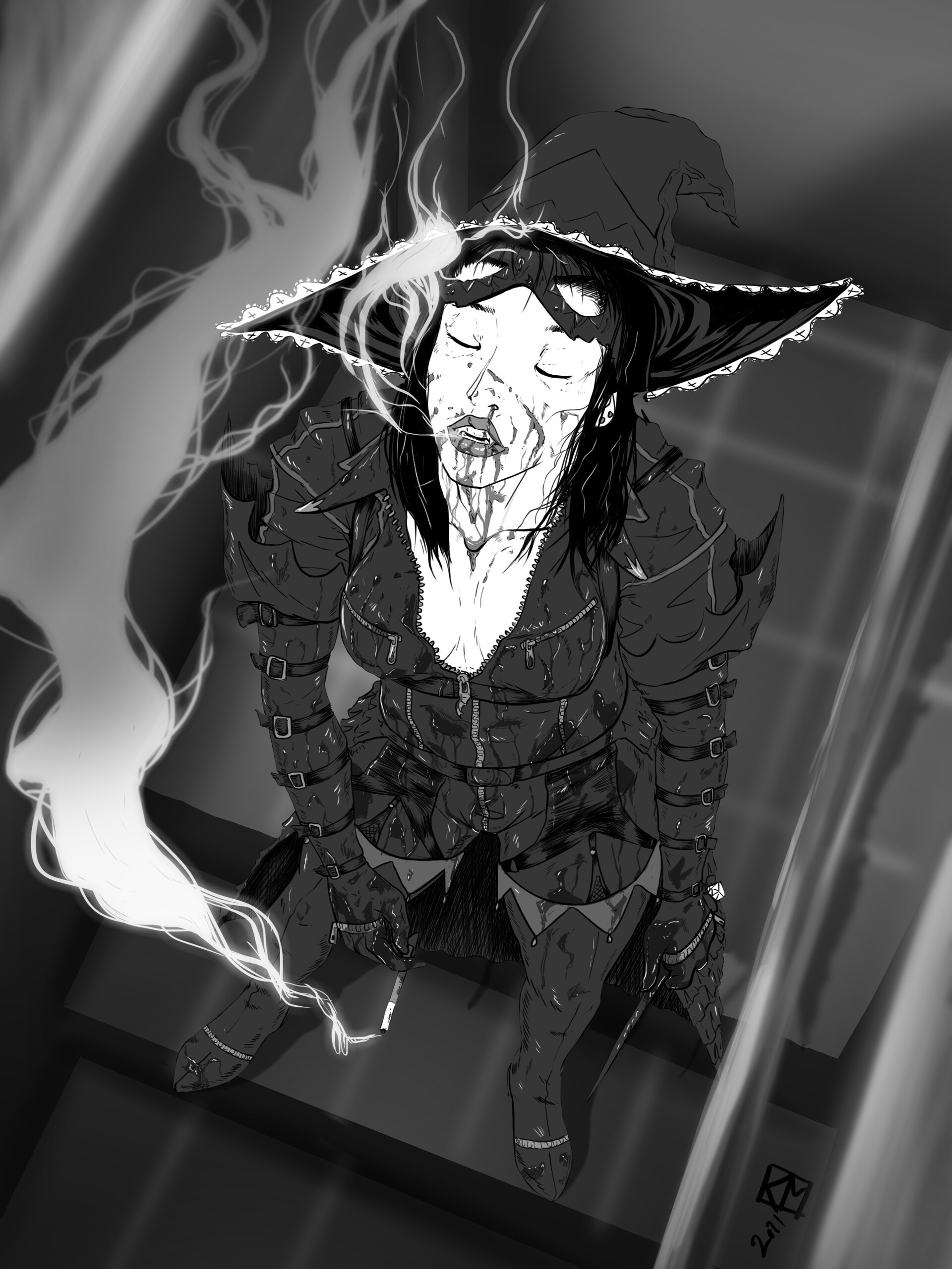 Kevin - October Inks 14 : Witch