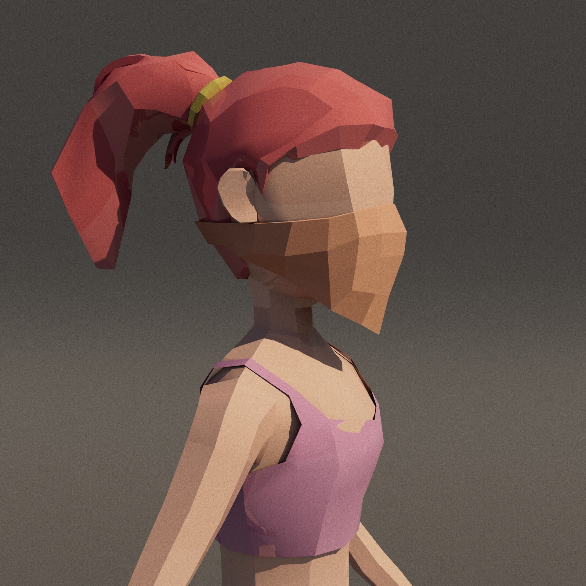 ArtStation - 3D lowpoly character