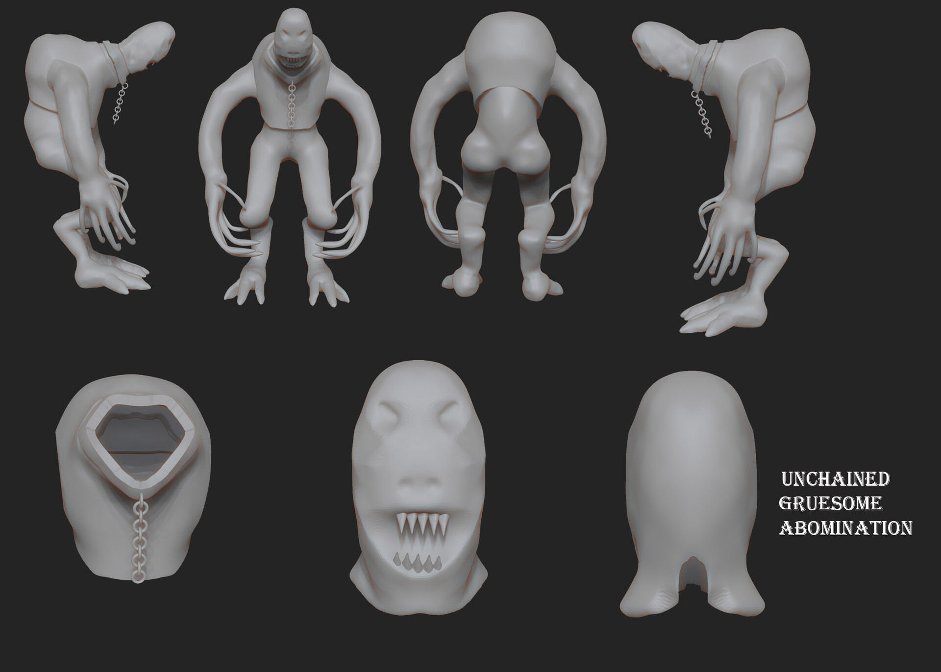 ArtStation - Unchained Gruesome Abomination