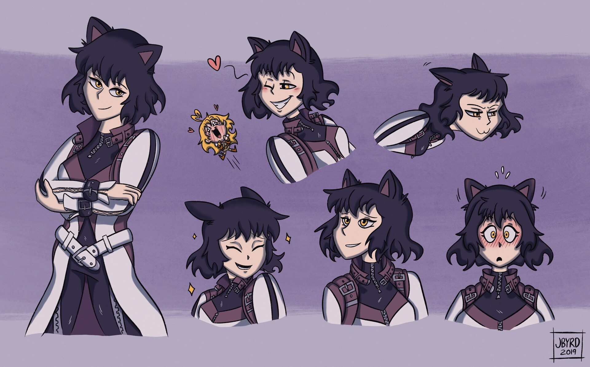 ArtStation - RWBY Fanart - Blake Belladonna Doodles