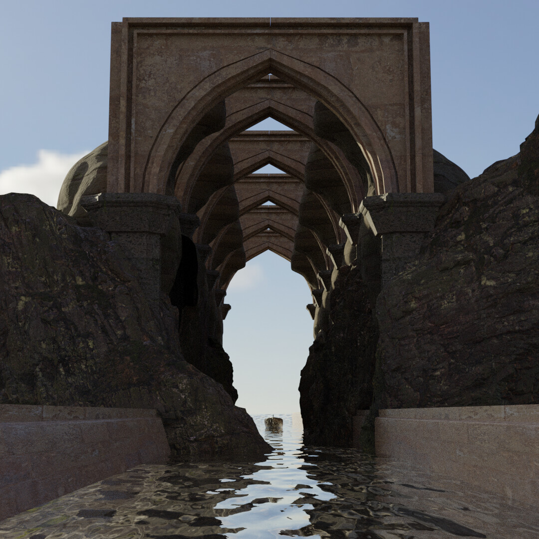ArtStation - Medieval arches