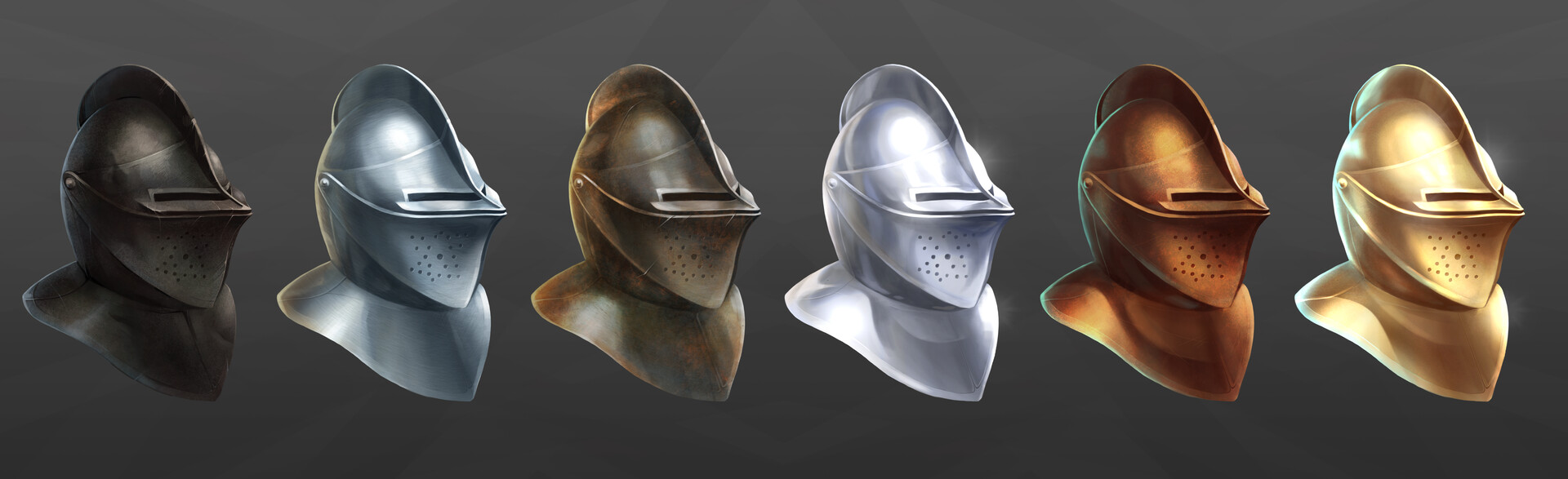 ArtStation - Metal-material-study