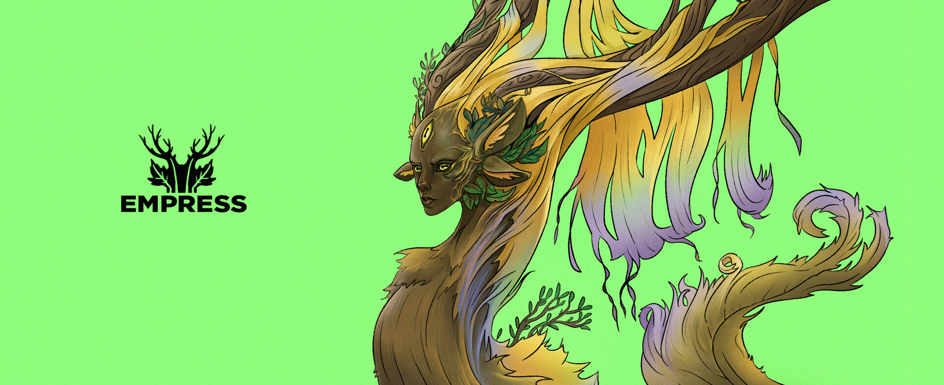 ArtStation - Empress of the Holy forest.