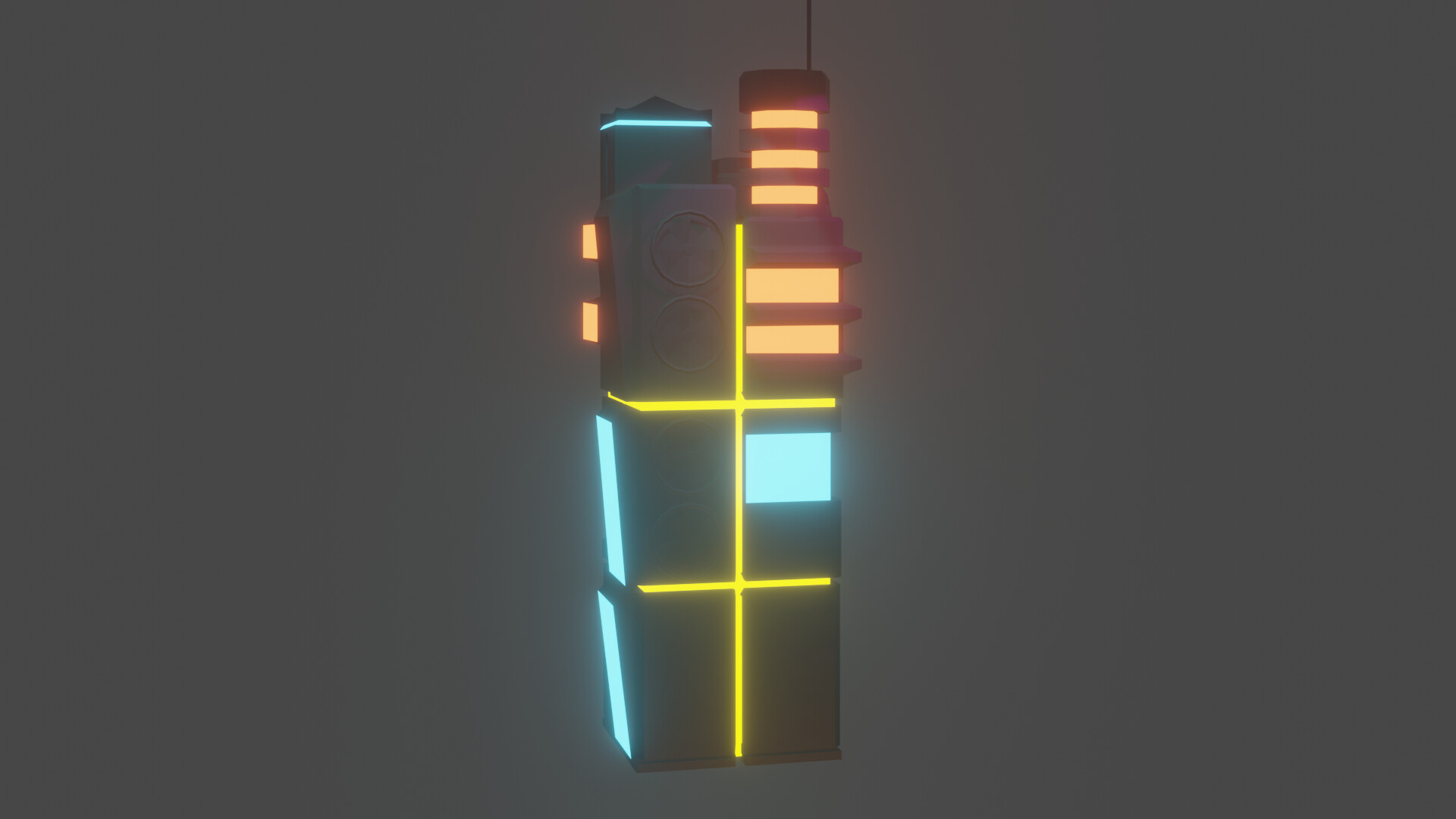 ArtStation - Cyberpunk style buildings