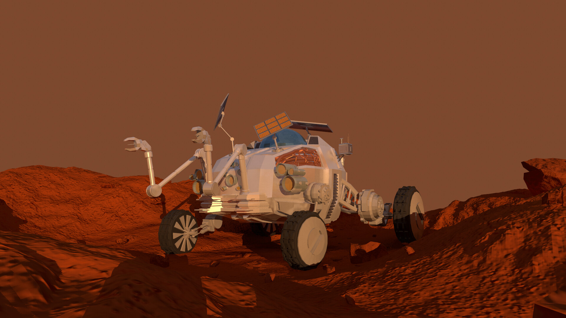 ArtStation - Mars rover