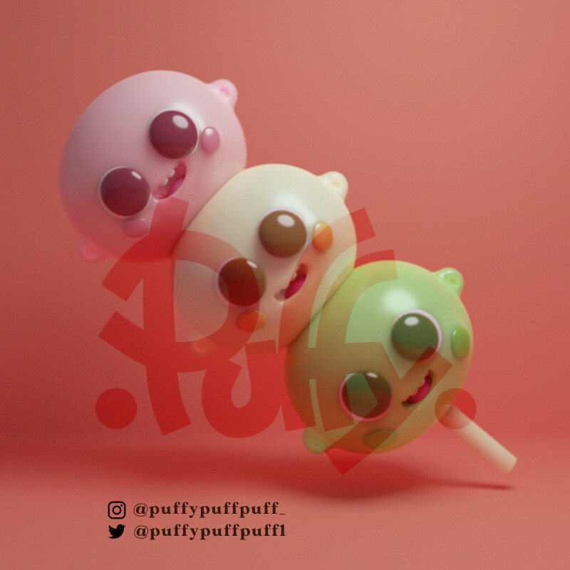 ArtStation - sanshoku dango