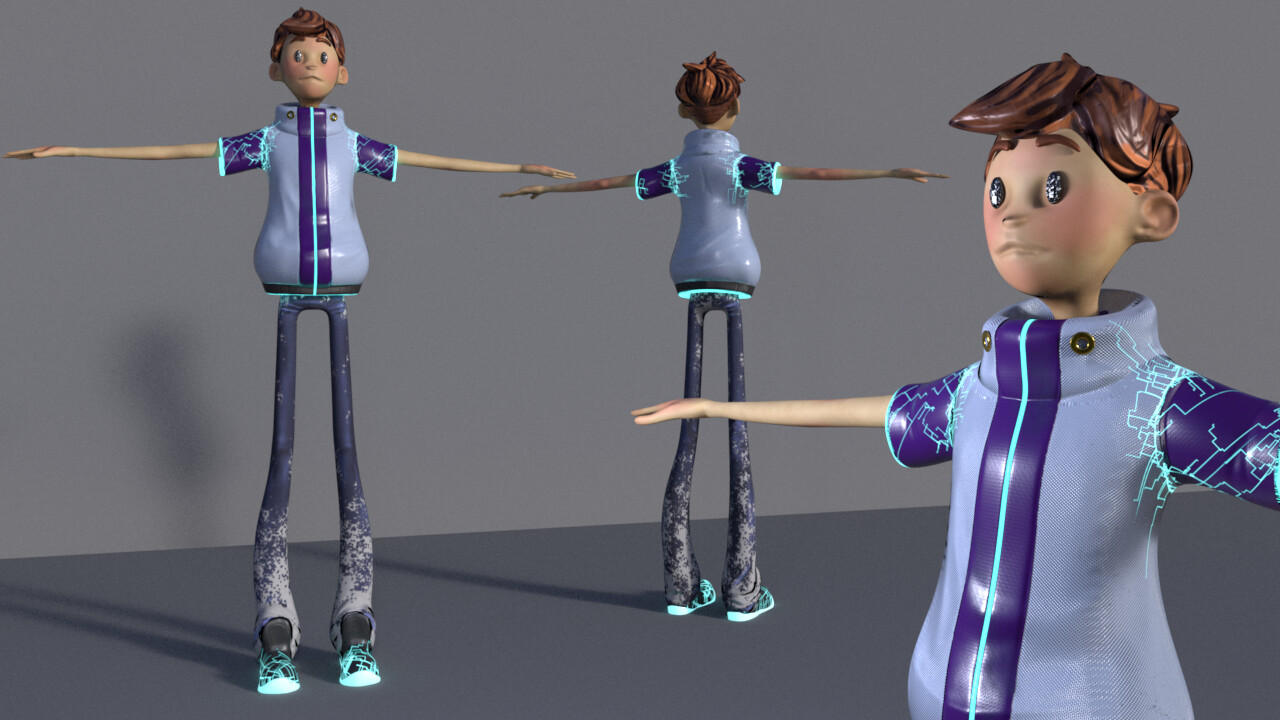 ArtStation - Space Man Ty Character Model