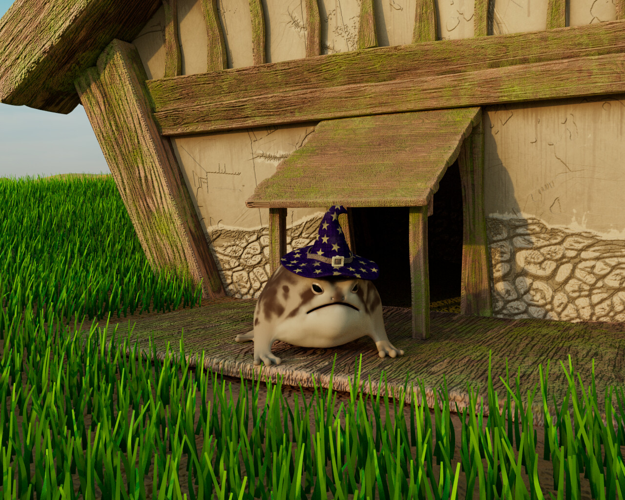 ArtStation - Rain Frog Wizard