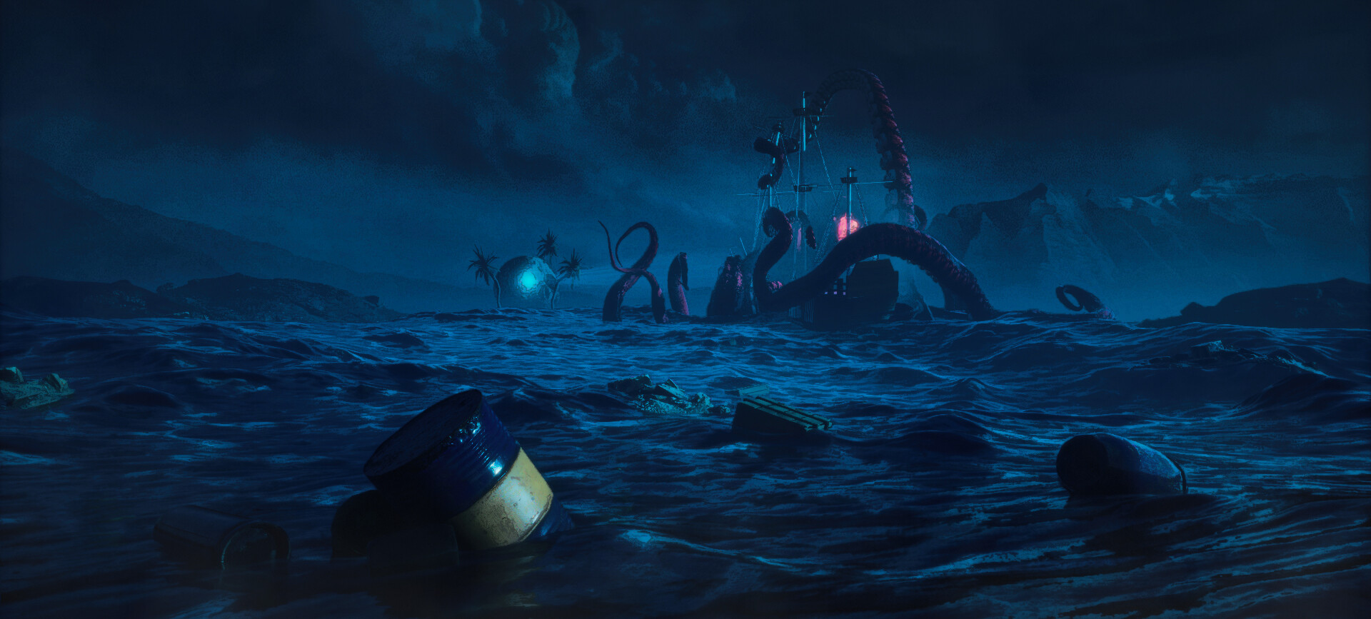 ArtStation - Skull island