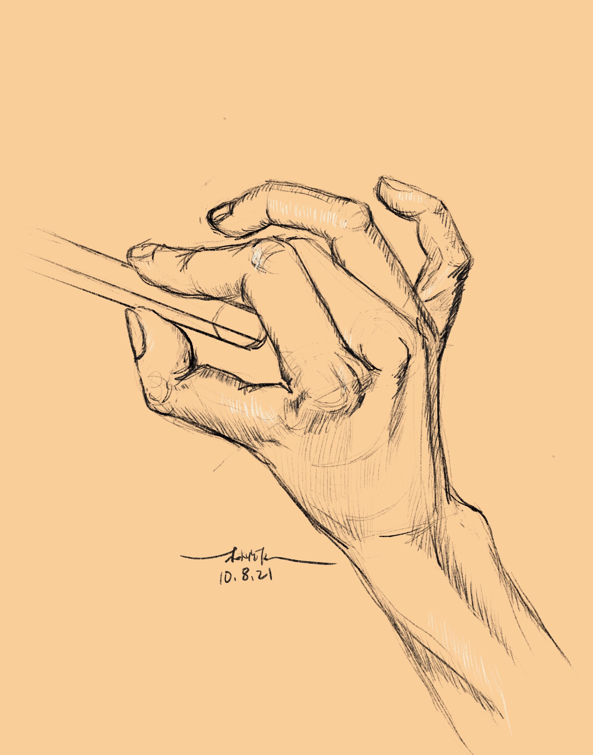 ArtStation - Hand study 1