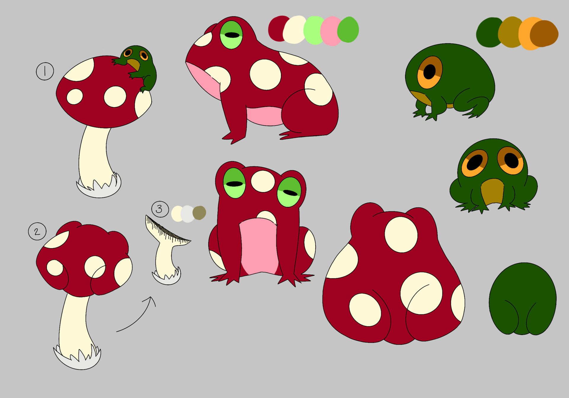 ArtStation - Frogs character Design