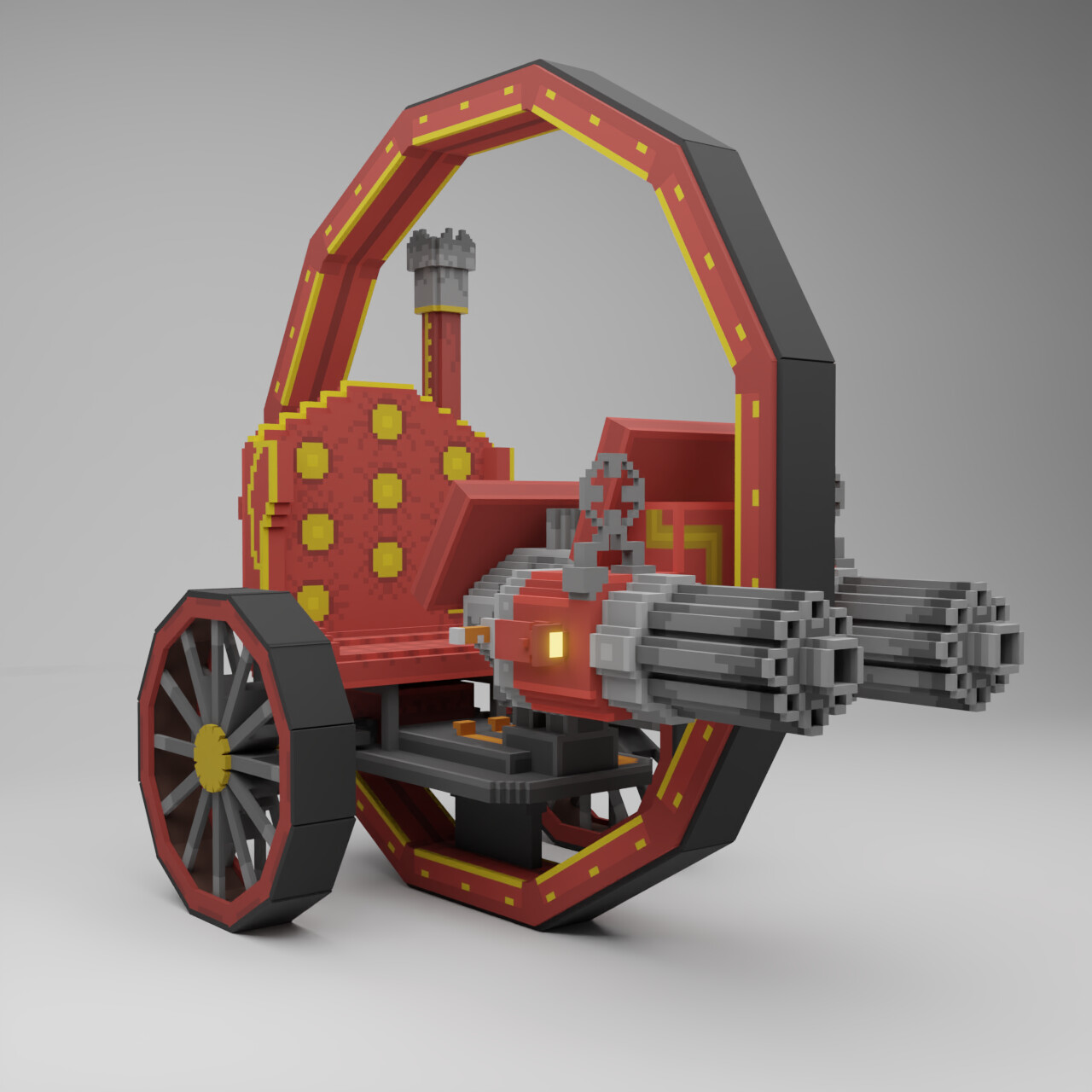 ArtStation - Steampunk Turret