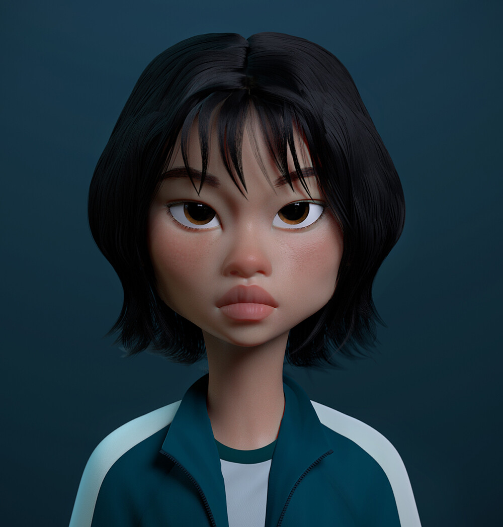 ArtStation - Kang Sae-Byeok (Squid Game)