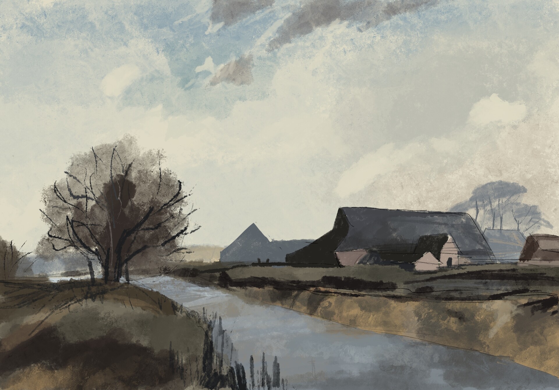 ArtStation - Master study - Rowland Hilder