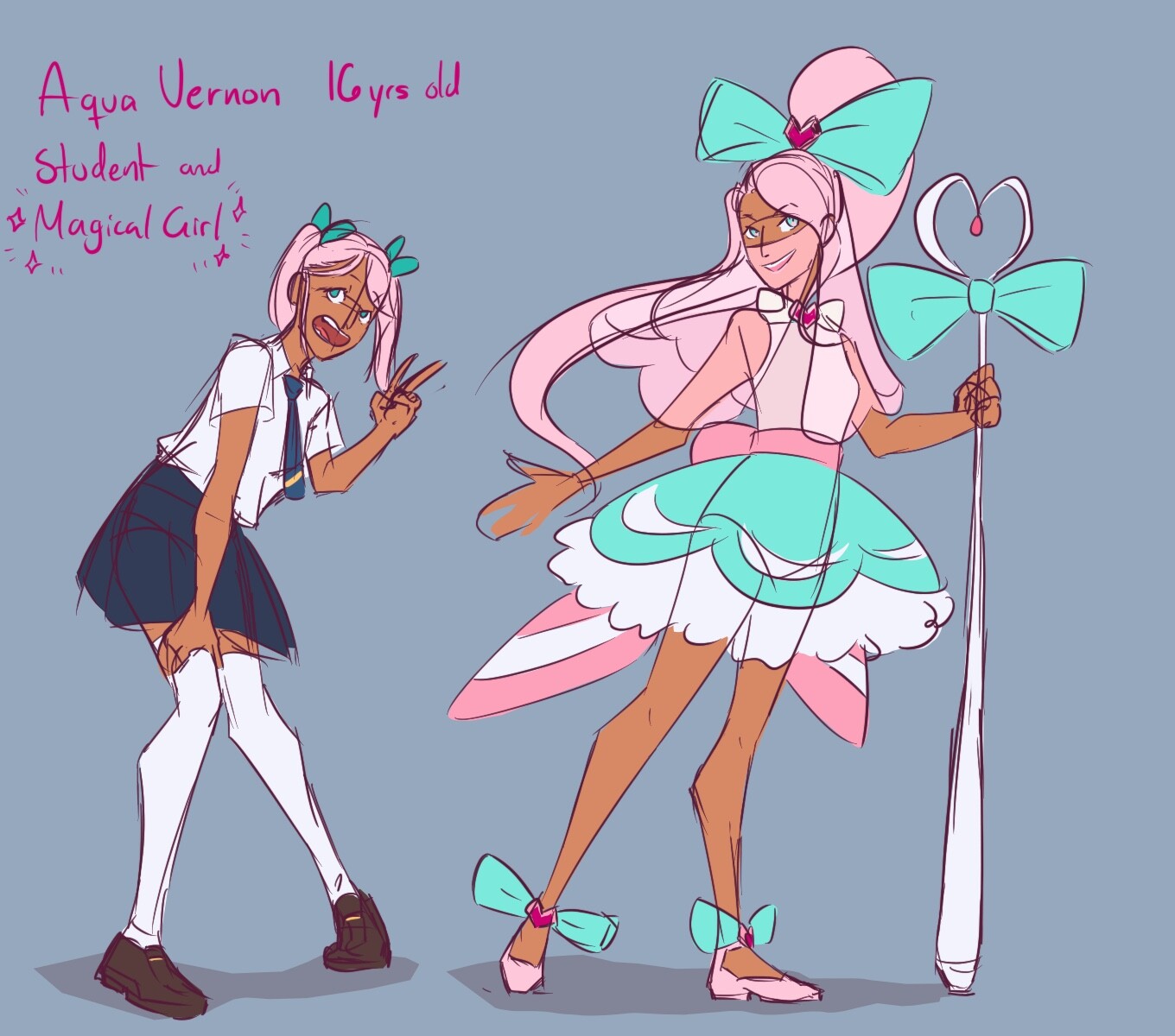 ArtStation - Magical Girl Aqua