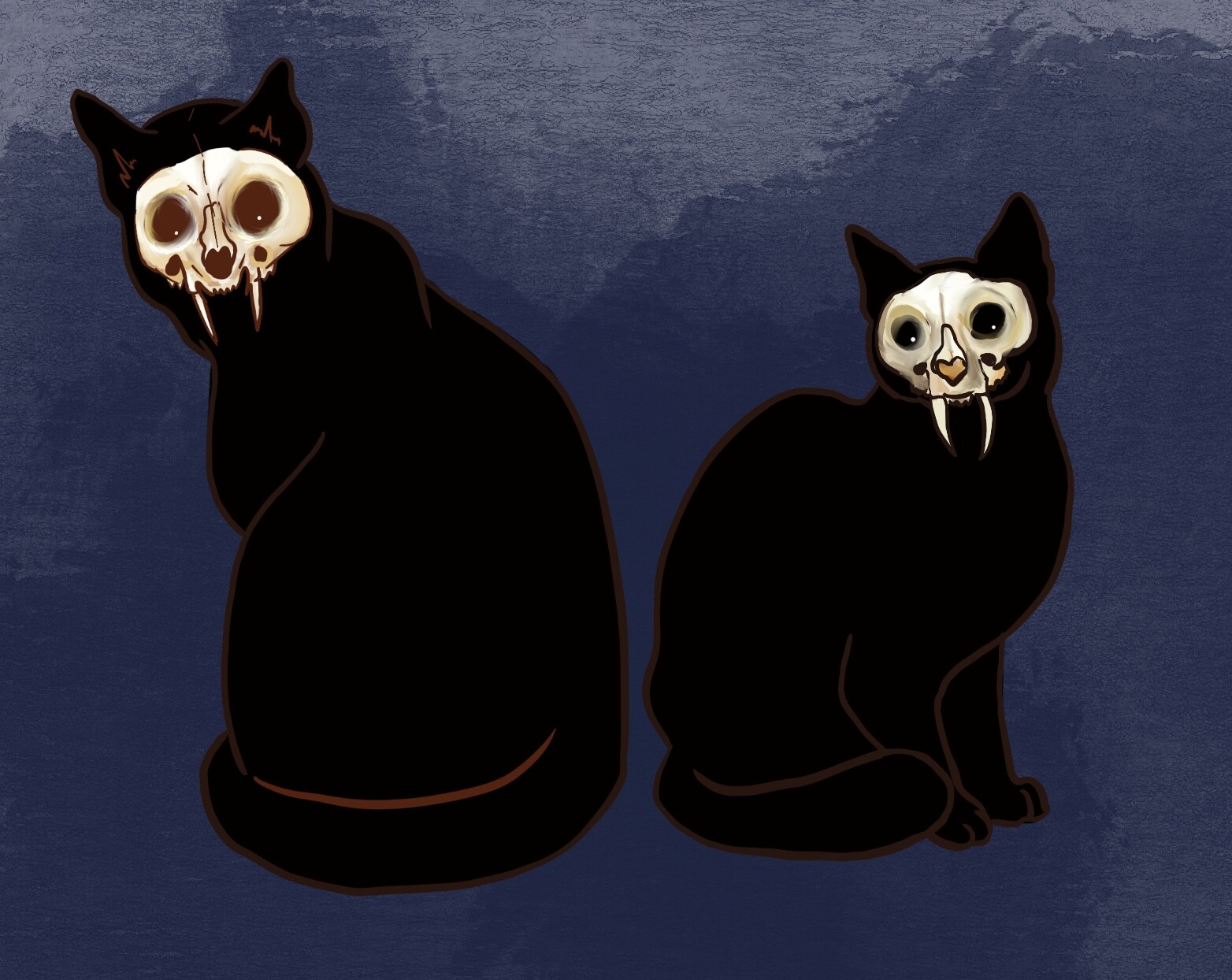 ArtStation - Skull Cats