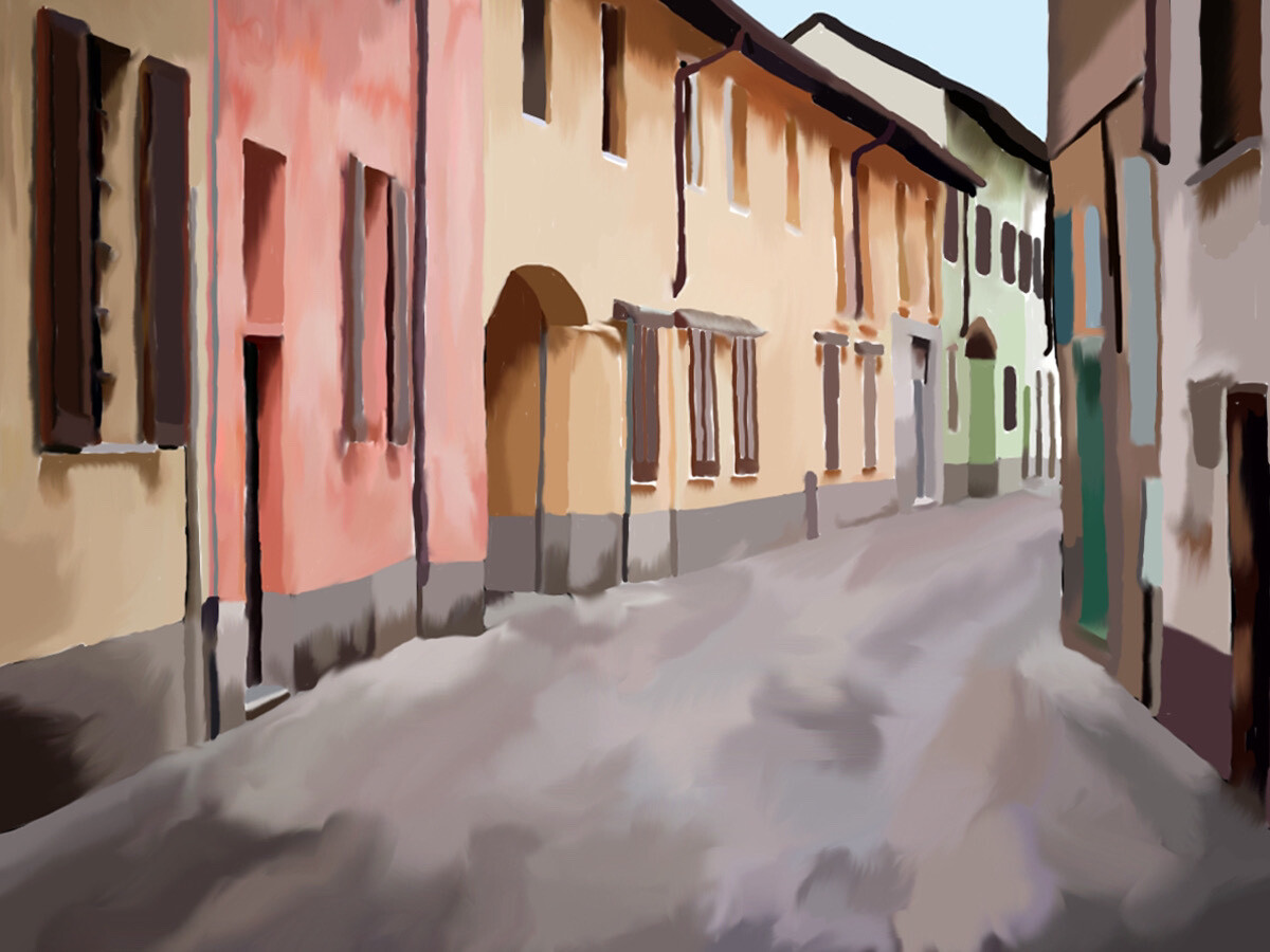 ArtStation - Italian Town