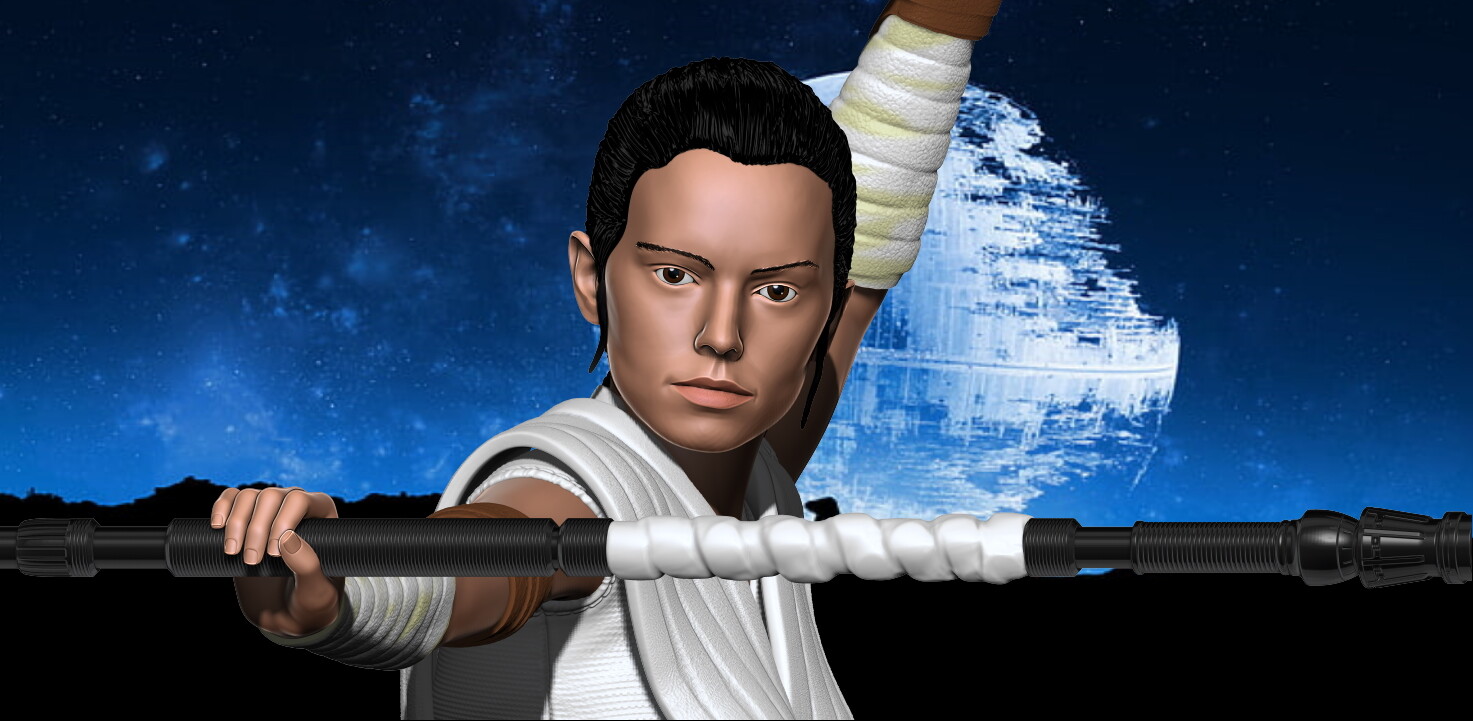 ArtStation - Rey The Rise of Skywalker
