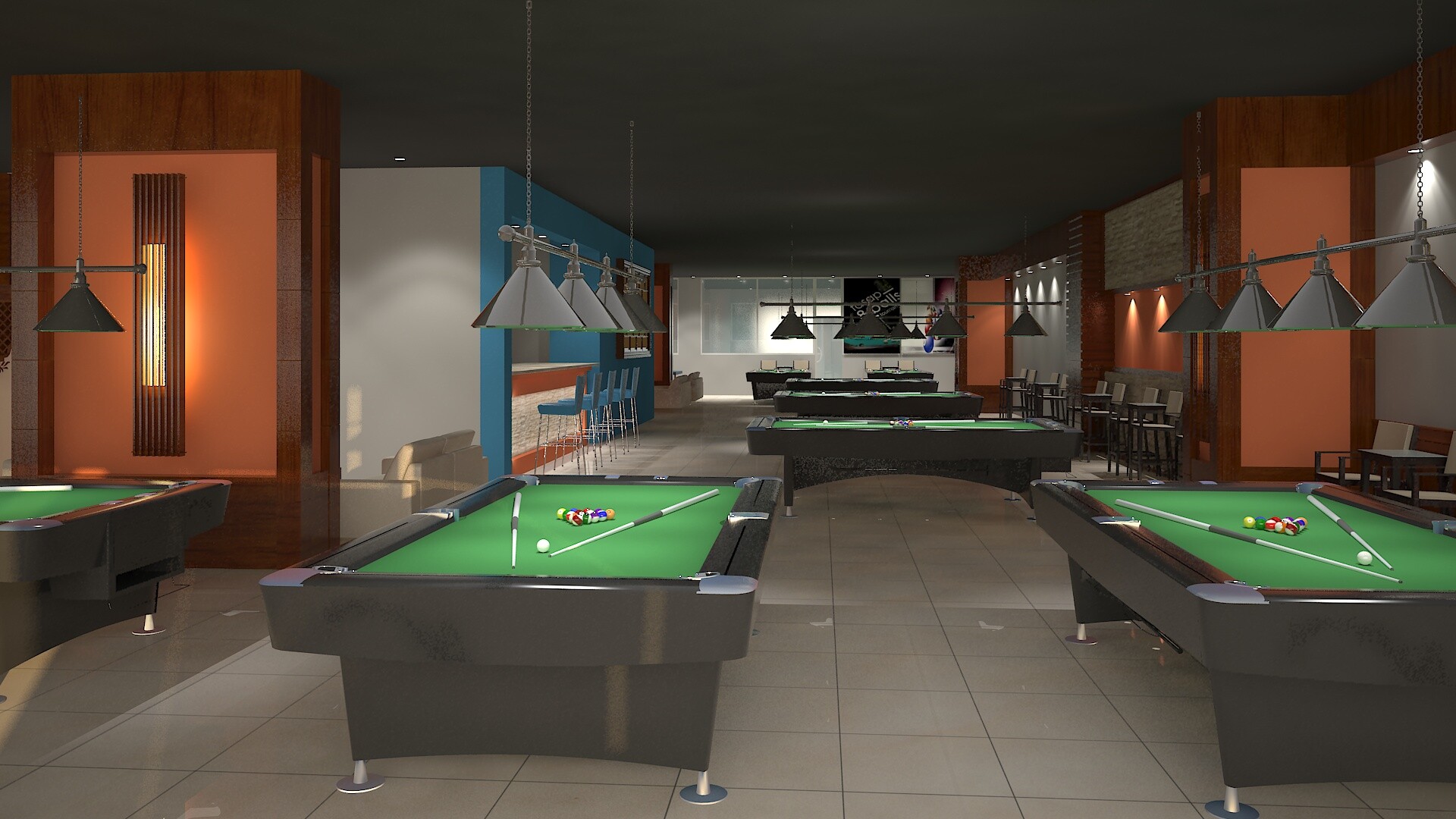 Snooker Club Wallpaper