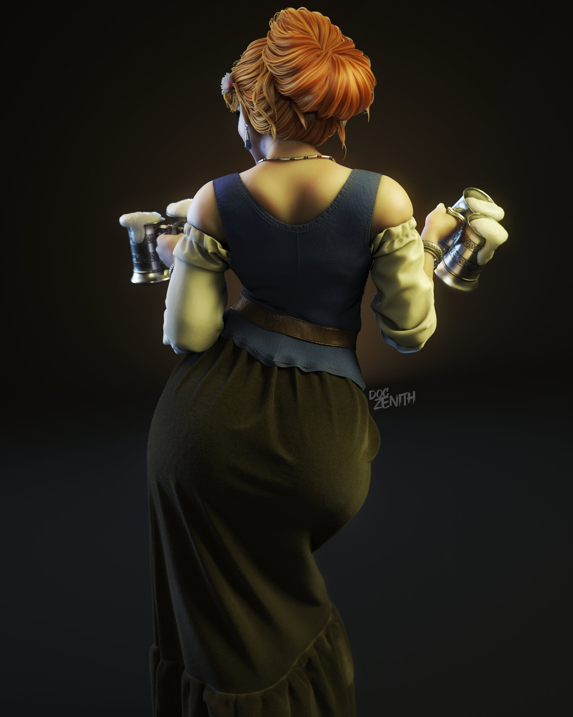 DocZenith. - Medieval Barmaid